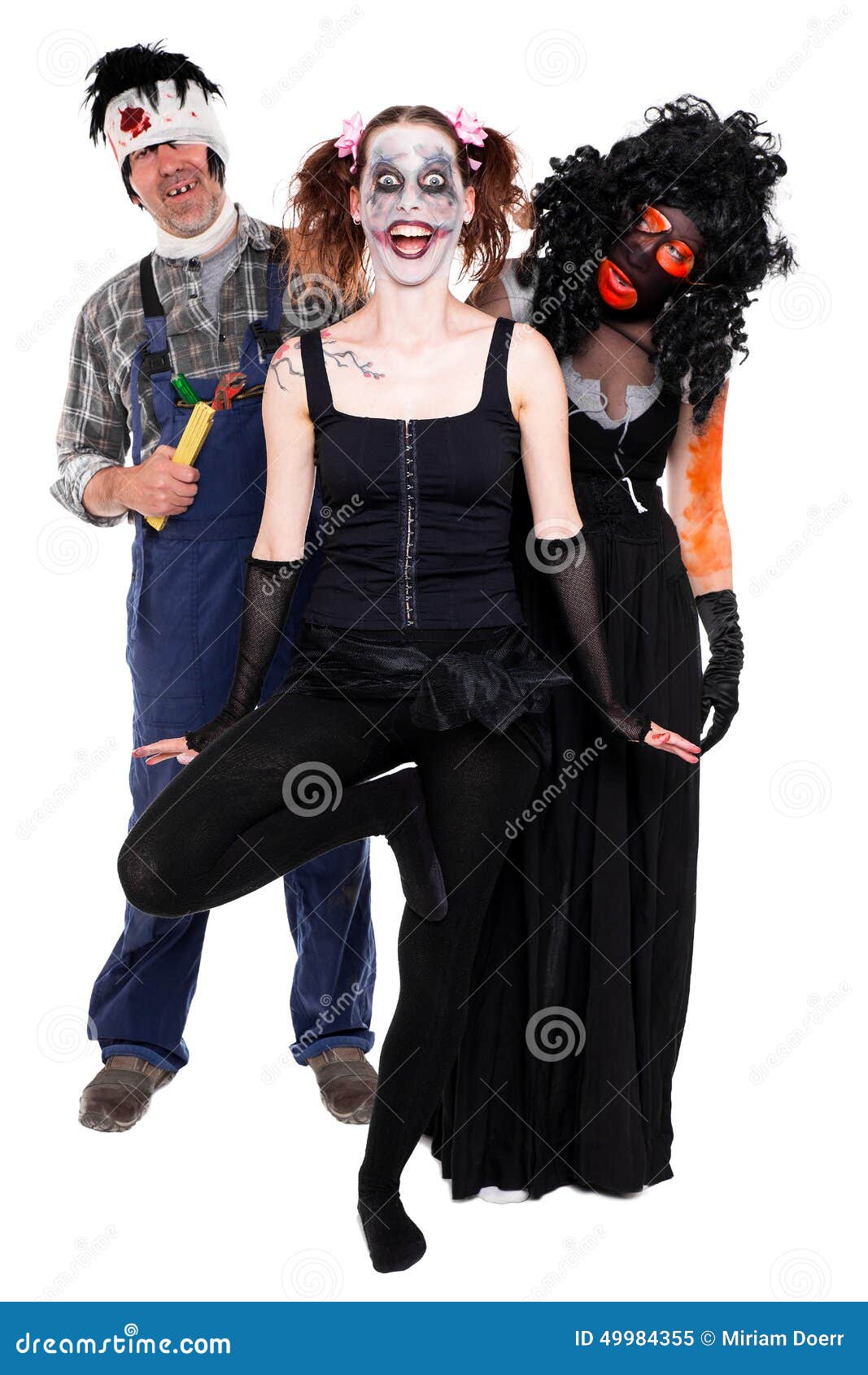 Three Scary Creatures Concept Halloween Royalty-Free Stock Photography ...