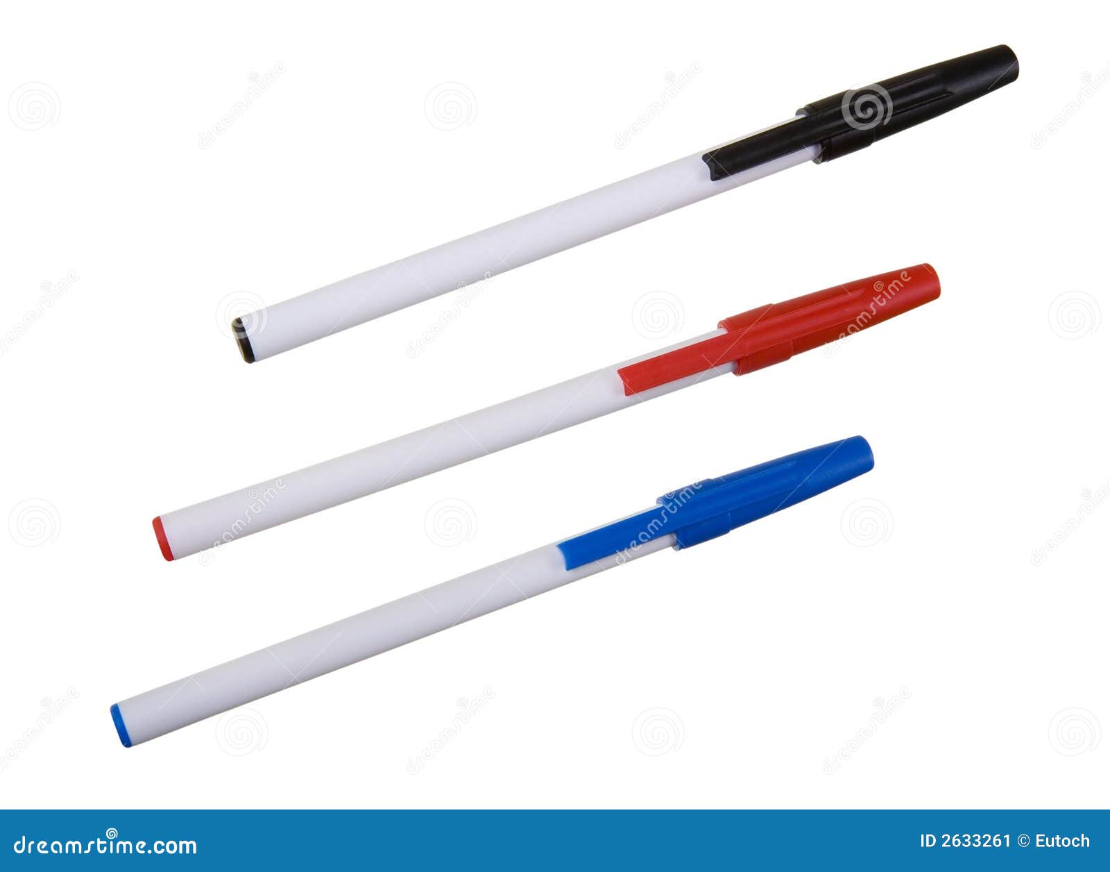 Three School Pens stock image. Image of mathematics, isolate - 2633261