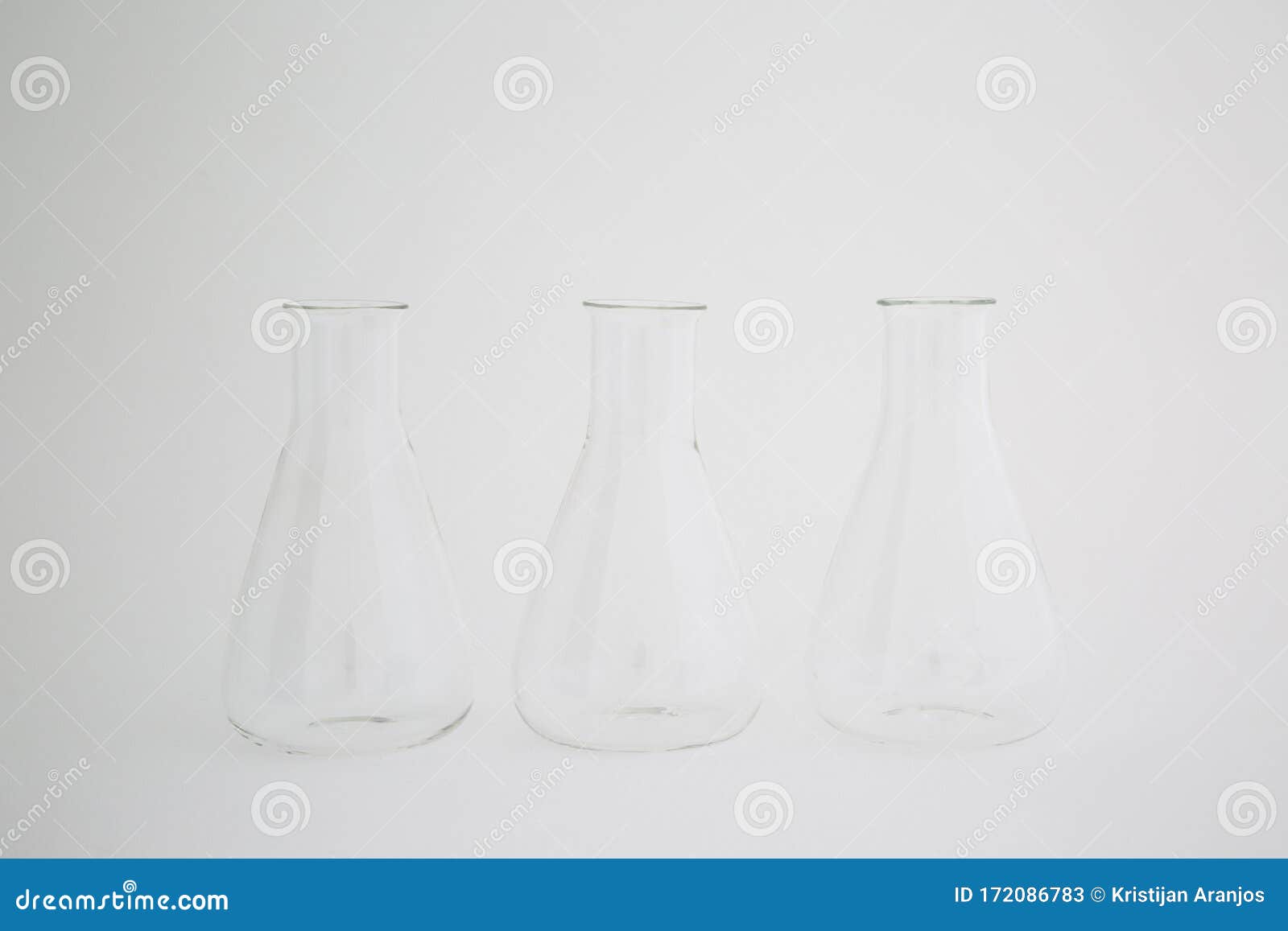 Three Erlenmeyer Flask , Glassware Royalty-Free Stock Photography ...