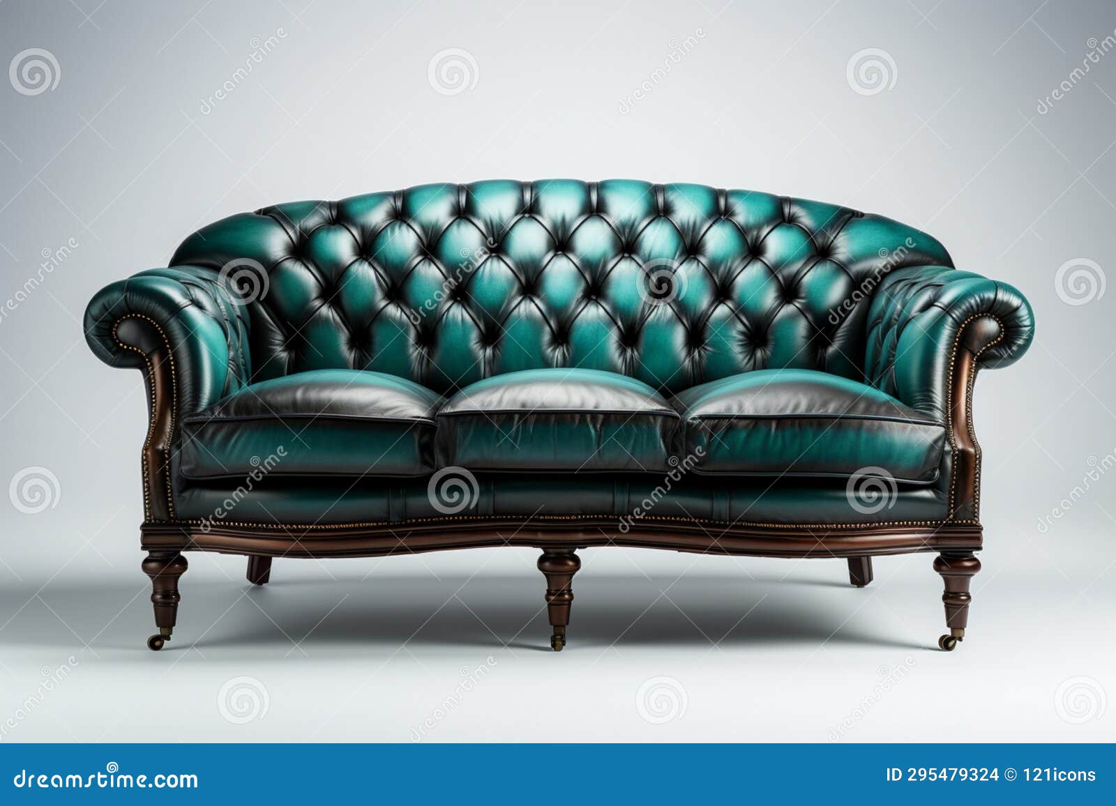 Three Seater Chair on White Background Stock Illustration ...
