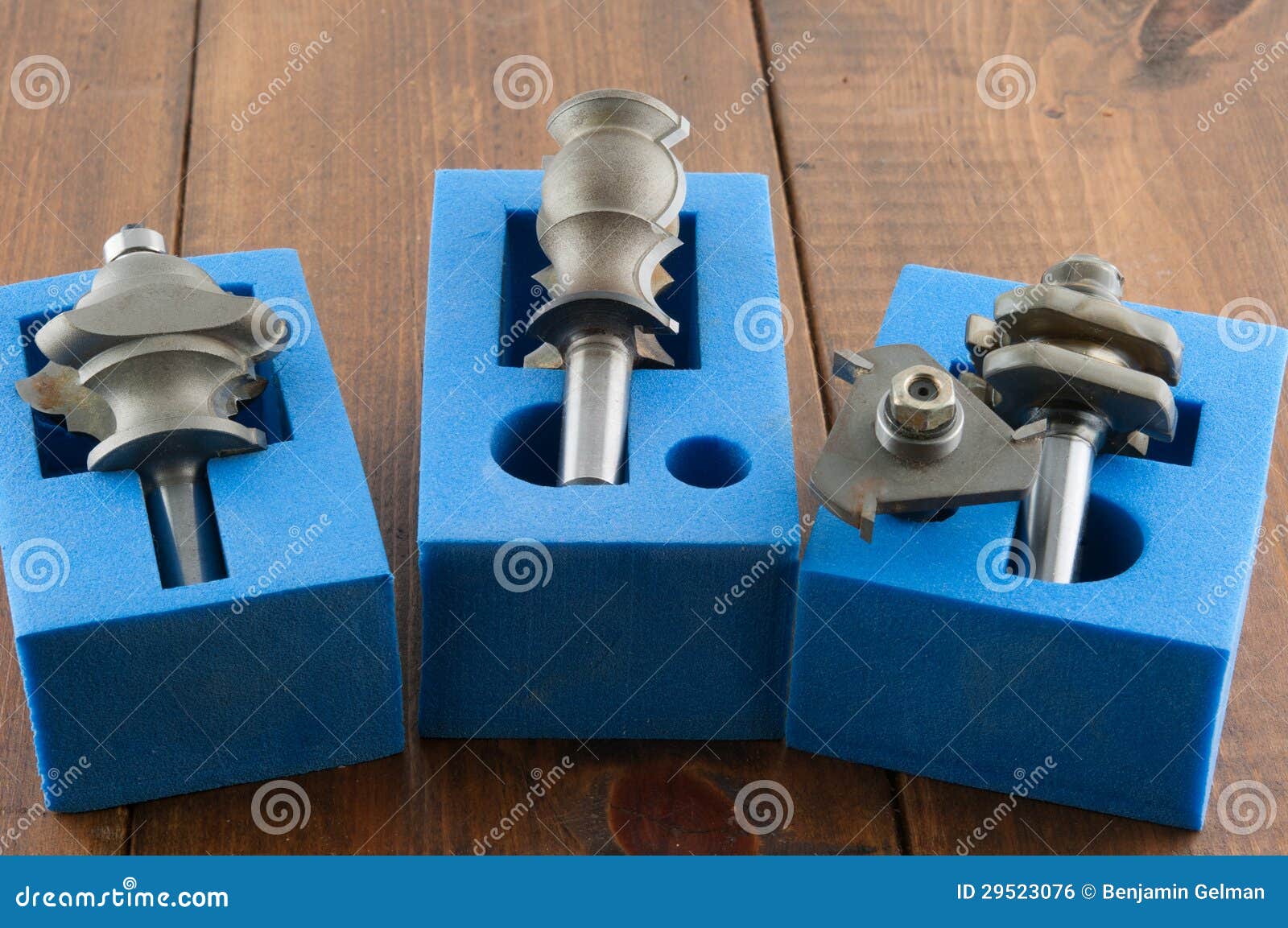 Three Shaped Cutter for Wood Stock Photo - Image of blade, occupation ...