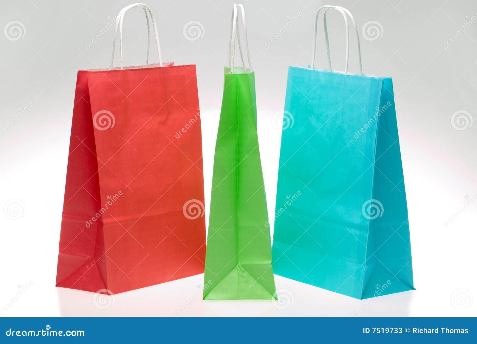 Three shopping bags stock image. Image of bags, buying - 7519733