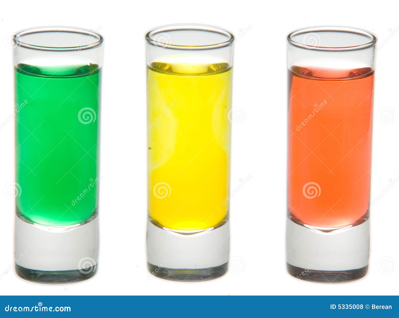 Three shots ready to go stock photo. Image of drinking - 5335008