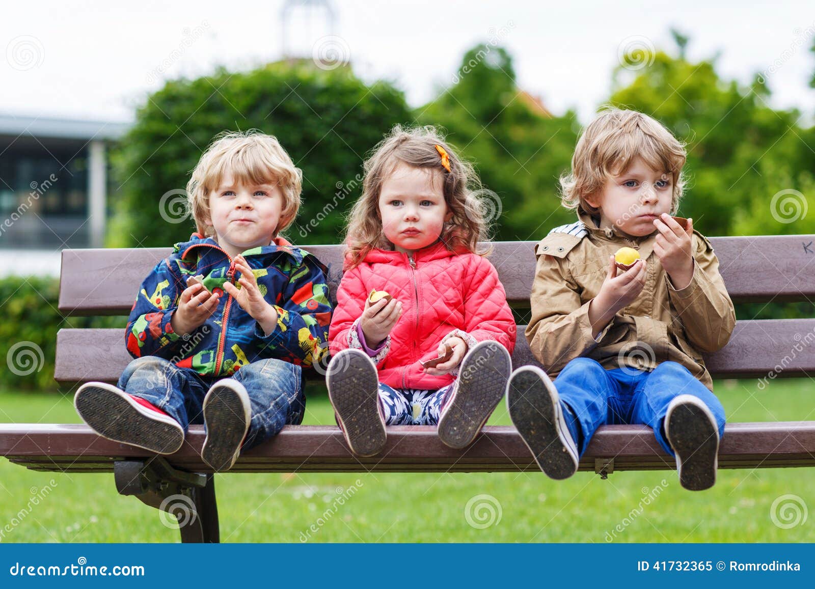 Three Siblings Royalty-Free Stock Photography | CartoonDealer.com #14379791