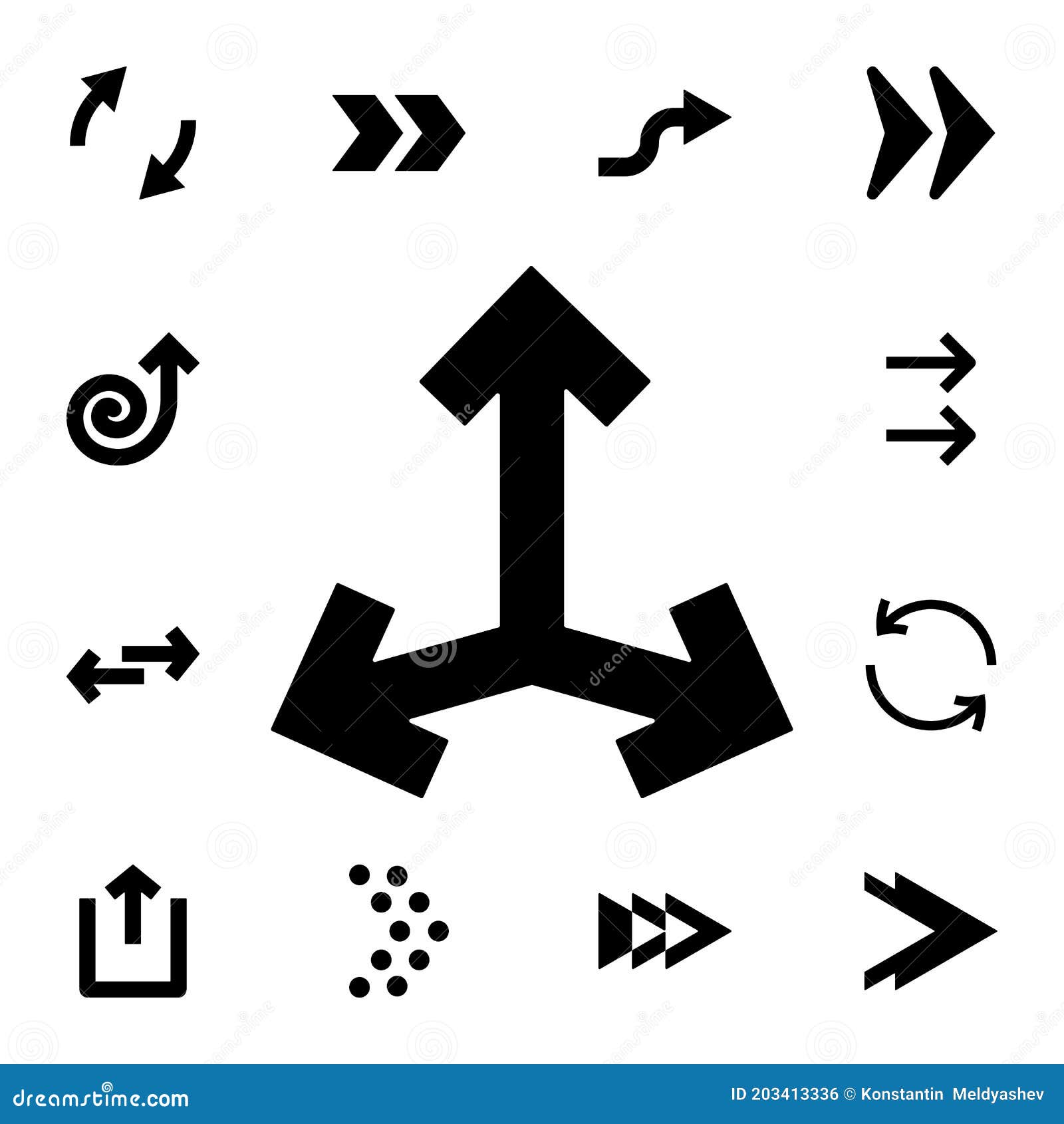 Two Side Up Arrows Symbol Warning Sign. Packaging Symbol Sticker For ...