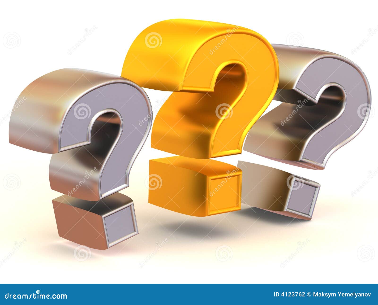 Three signs on a question stock illustration. Illustration of ...