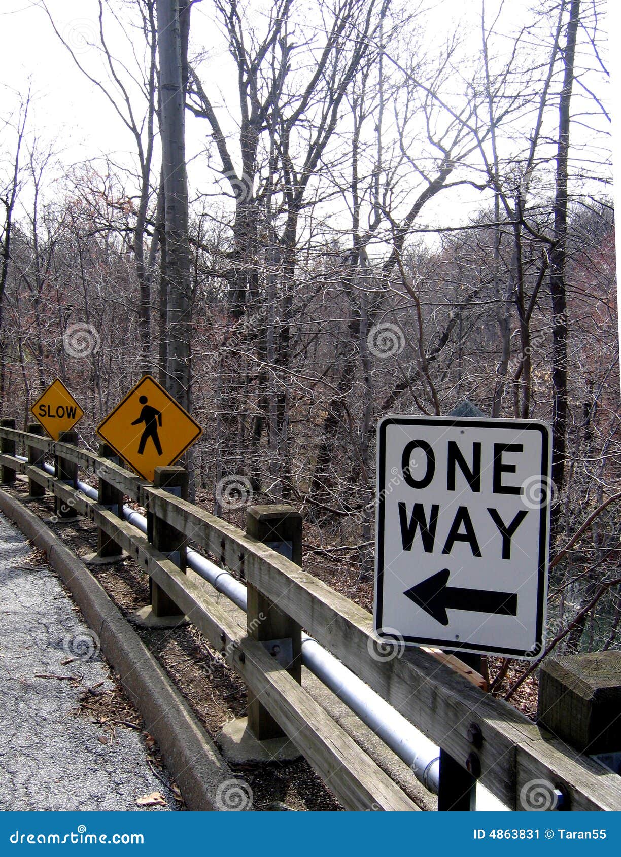 Three Signs On The Road Royalty-Free Stock Photo | CartoonDealer.com ...