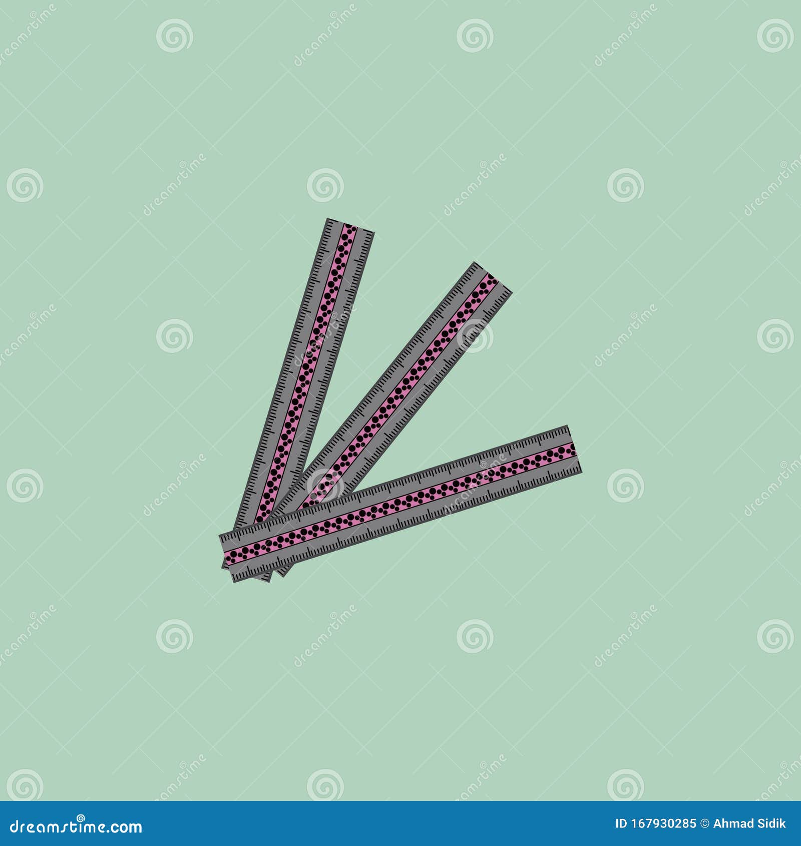 Three Rulers Set Vector Illustration | CartoonDealer.com #24456448