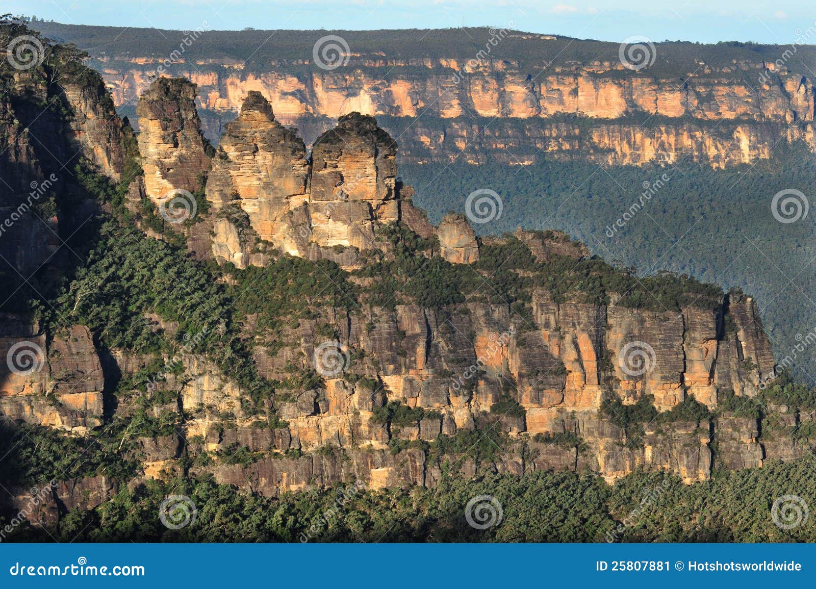 Three Sisters Landscape, Blue Mountains, Australia Stock Image - Image ...