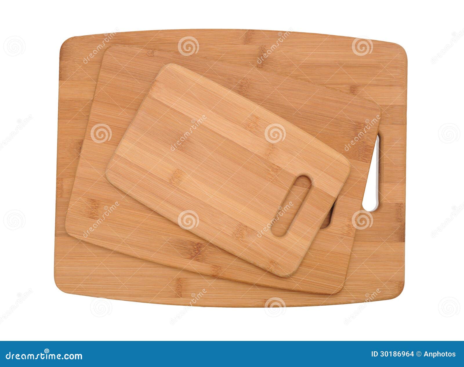Three size cutting boards stock photo. Image of brown - 30186964
