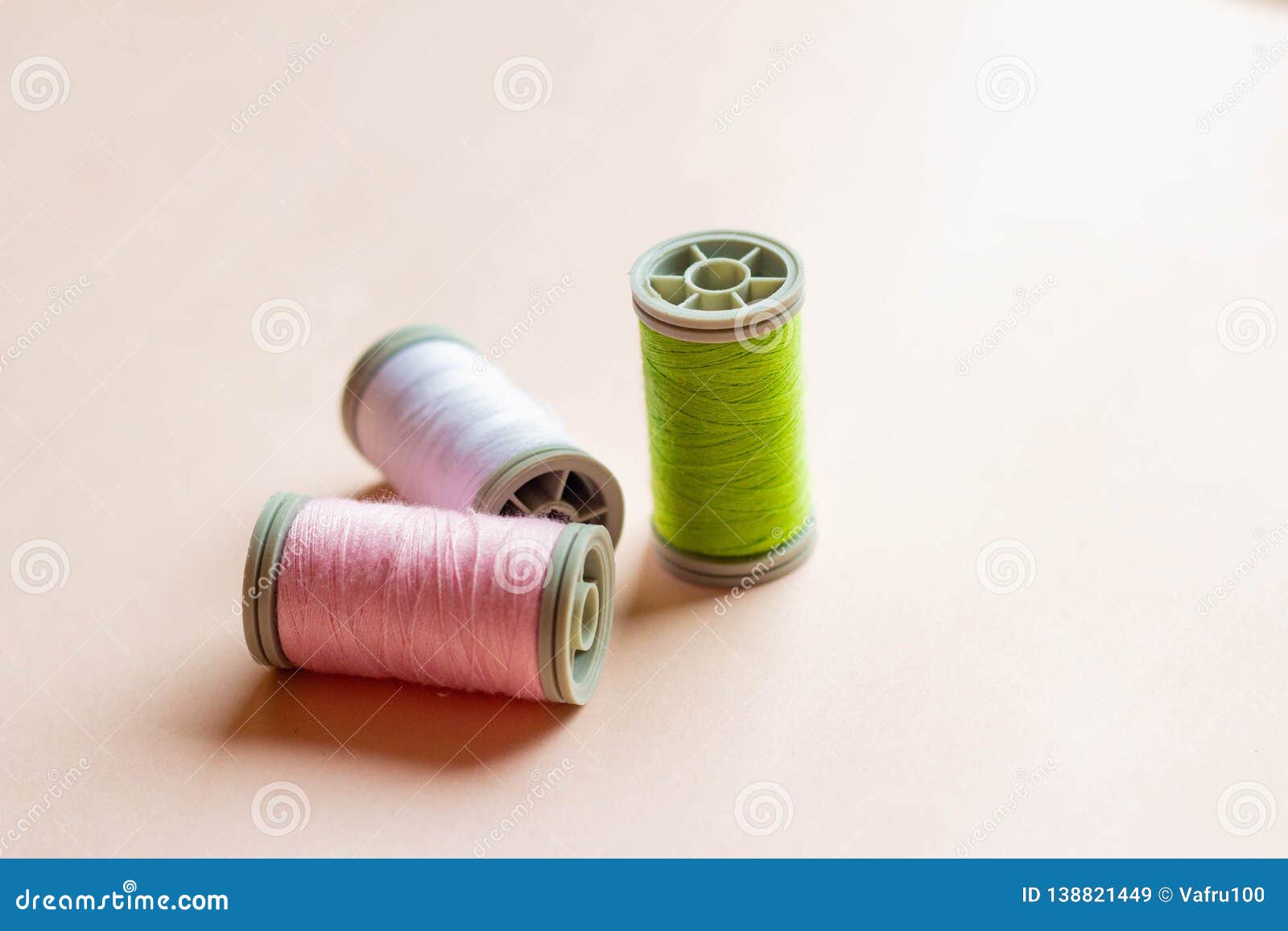 Three Skeins of Colored Thread. Stock Image - Image of colored, threads ...