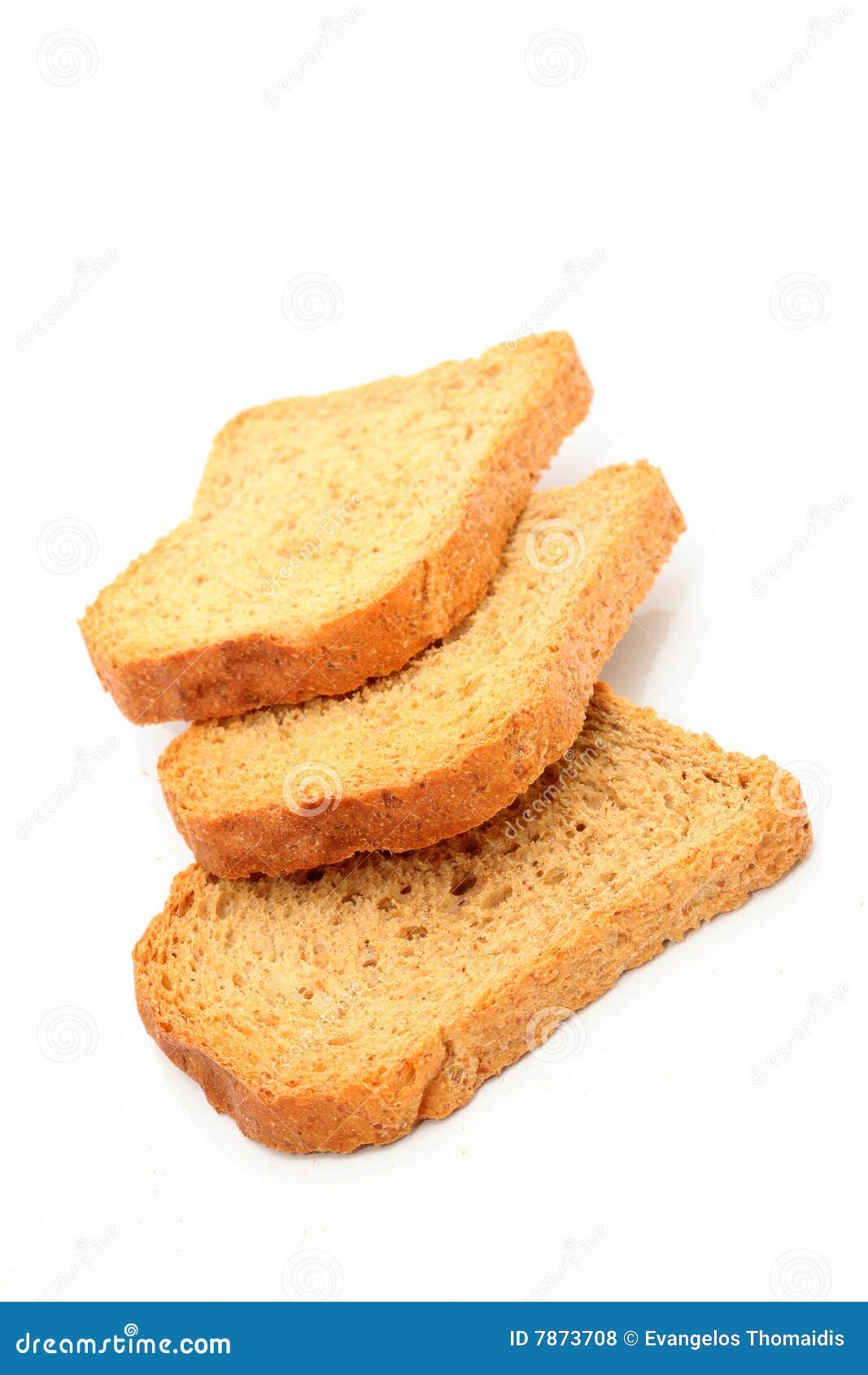 Three slices bread stock photo. Image of baguette, fresh - 7873708