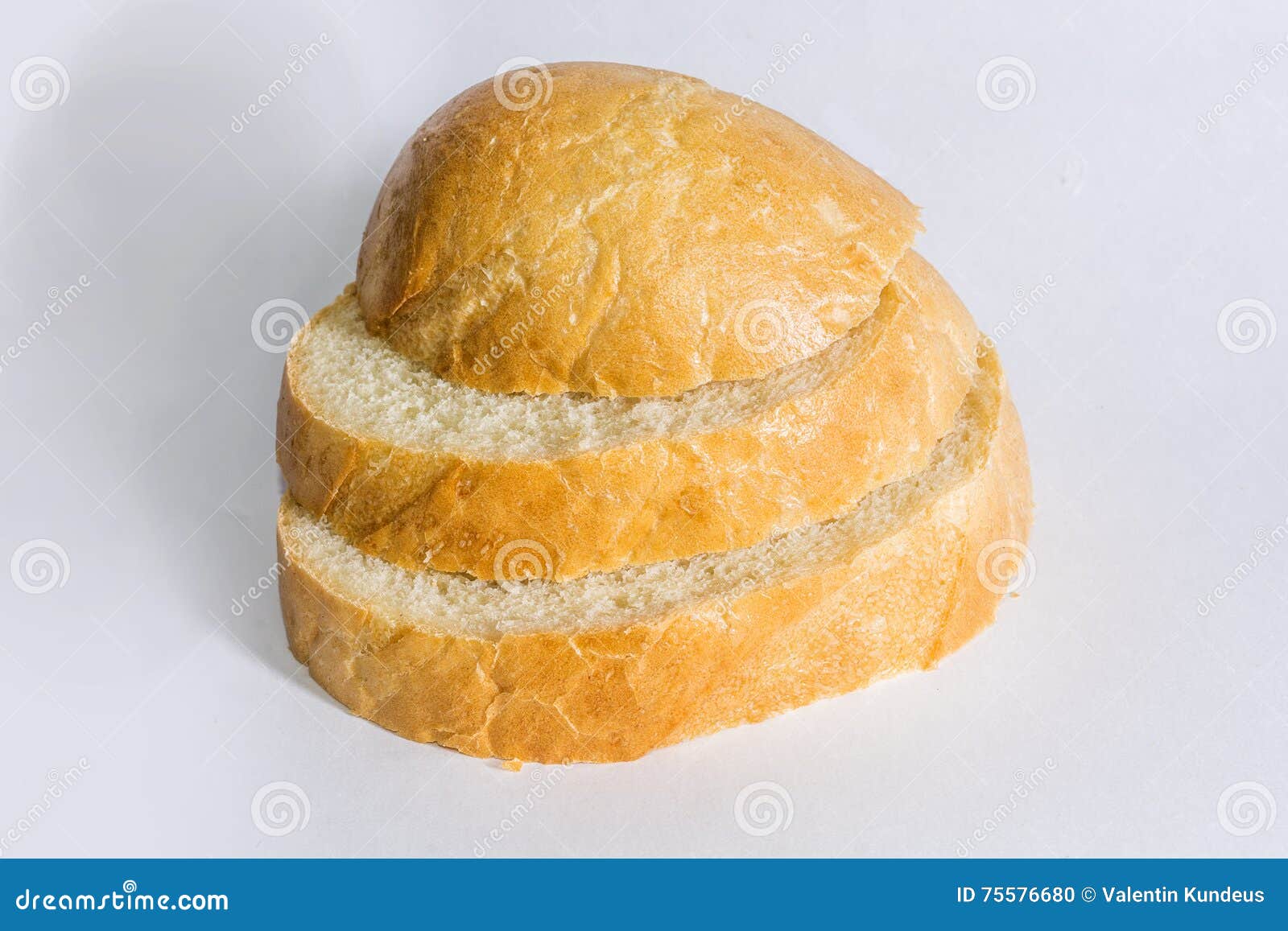 Three slices of bread stock photo. Image of snack, delicious - 75576680