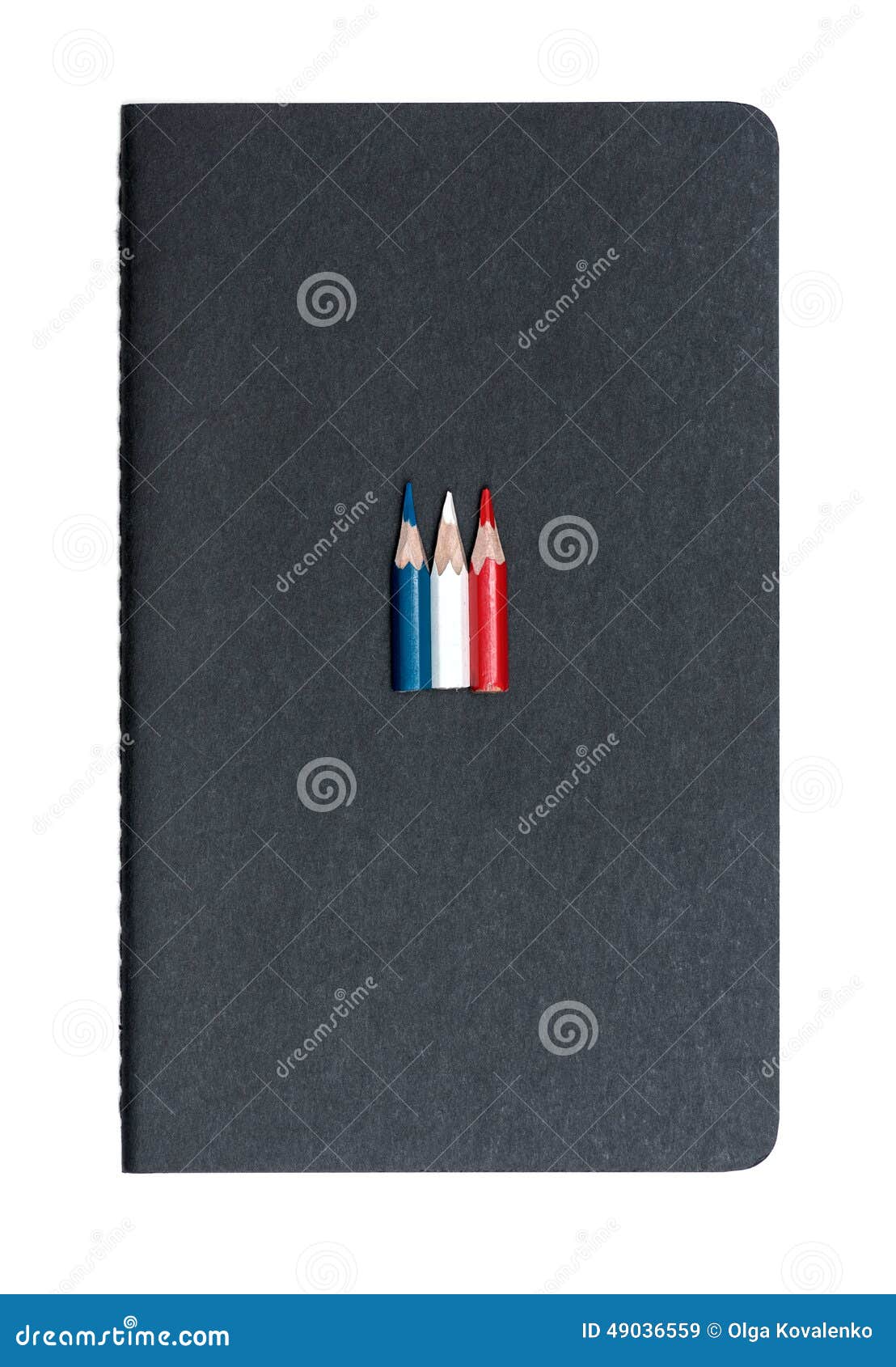 Three Small Used Colored Pencils Stock Image - Image of equipment, idea ...