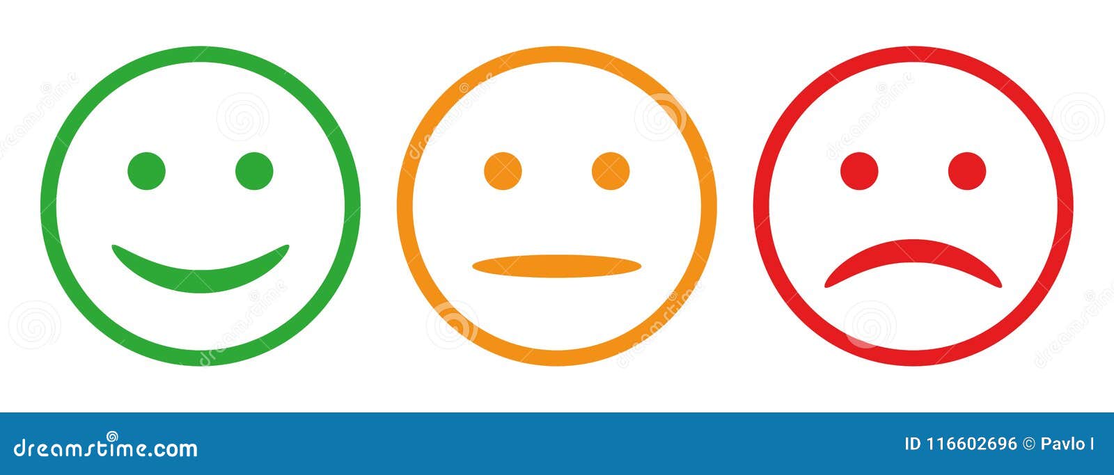 Three smilies - vector stock illustration. Illustration of quality ... Three smilies - vector stock illustration. Illustration of quality ...