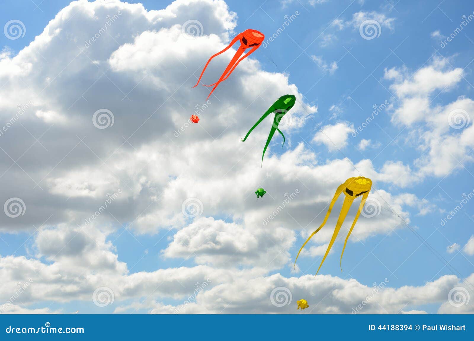 Three space invader kites stock photo. Image of green - 44188394