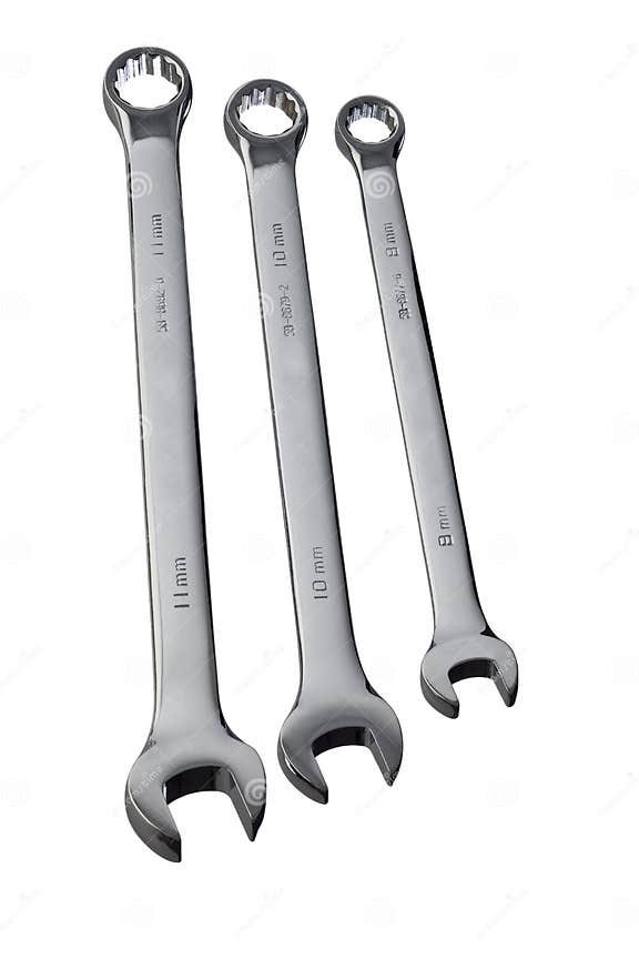 Three spanner stock photo. Image of equipment, hand, construction ...