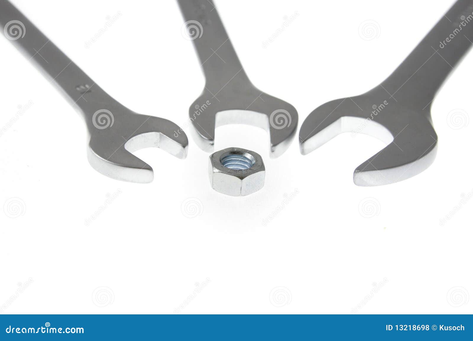 Three Spanners Isolated on White Stock Photo - Image of mechanic ...
