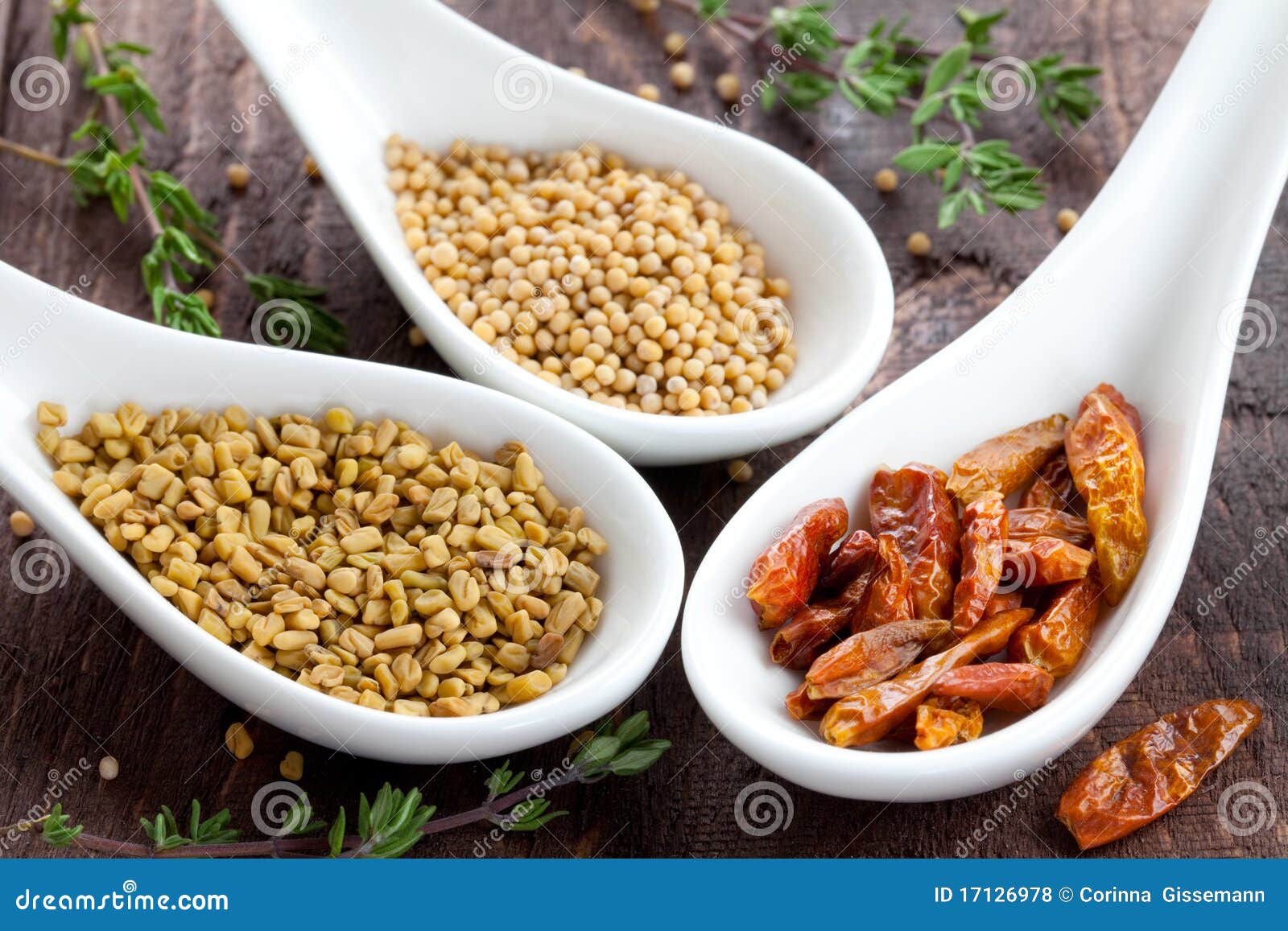 Three spices stock photo. Image of fenugreek, aromatic - 17126978