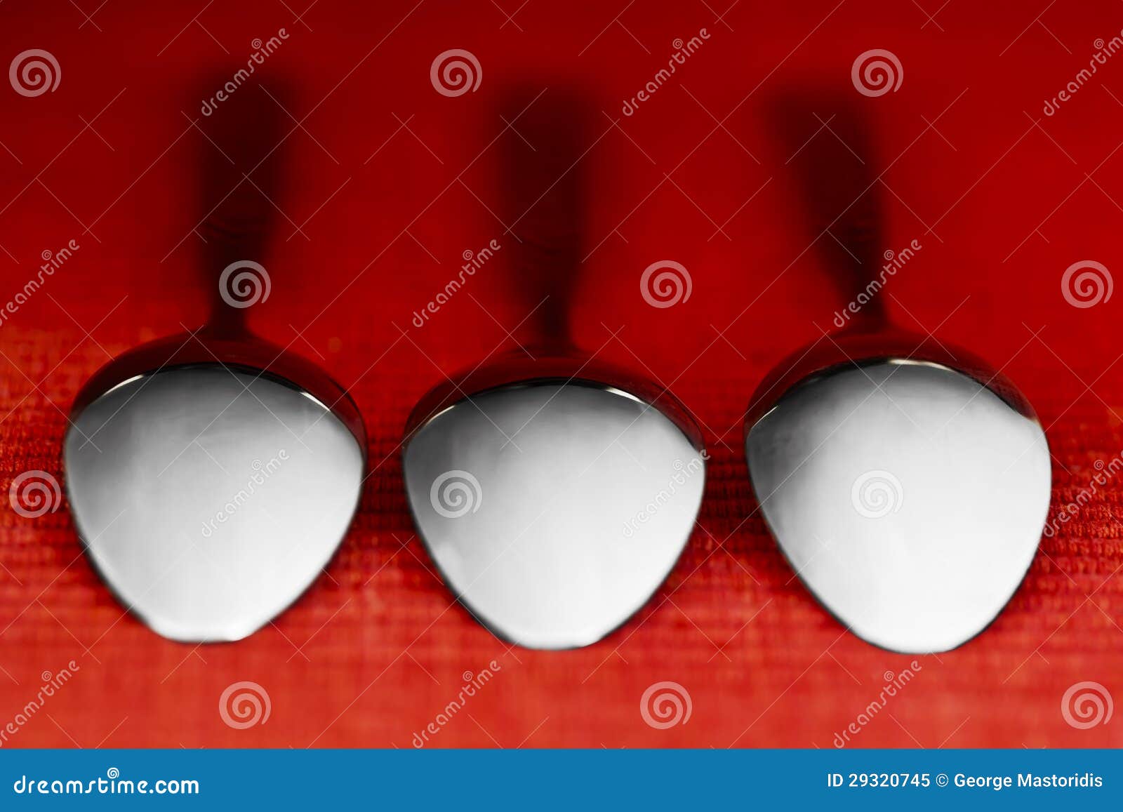 Three spoons stock image. Image of spoons, silver, three - 29320745