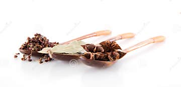 Three Spoons of Aniseed on White Stock Photo - Image of taste, life ...