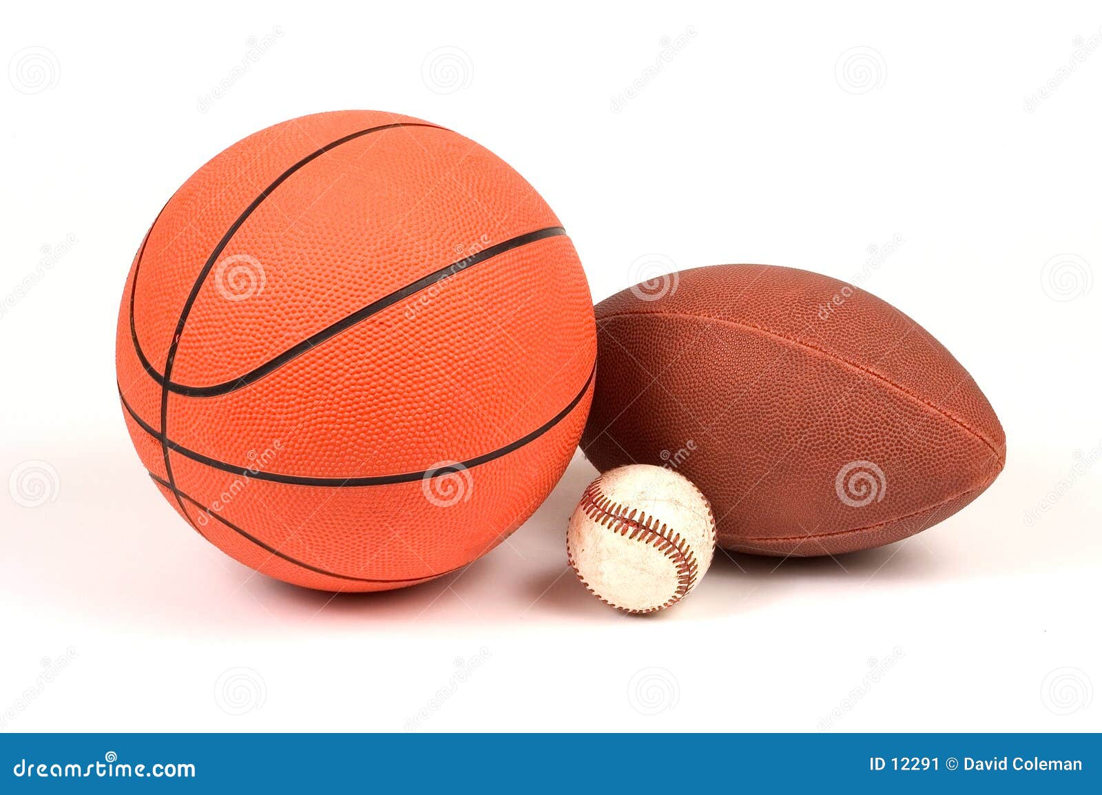 Three sports stock image. Image of basketball, pigskin, stitches - 12291