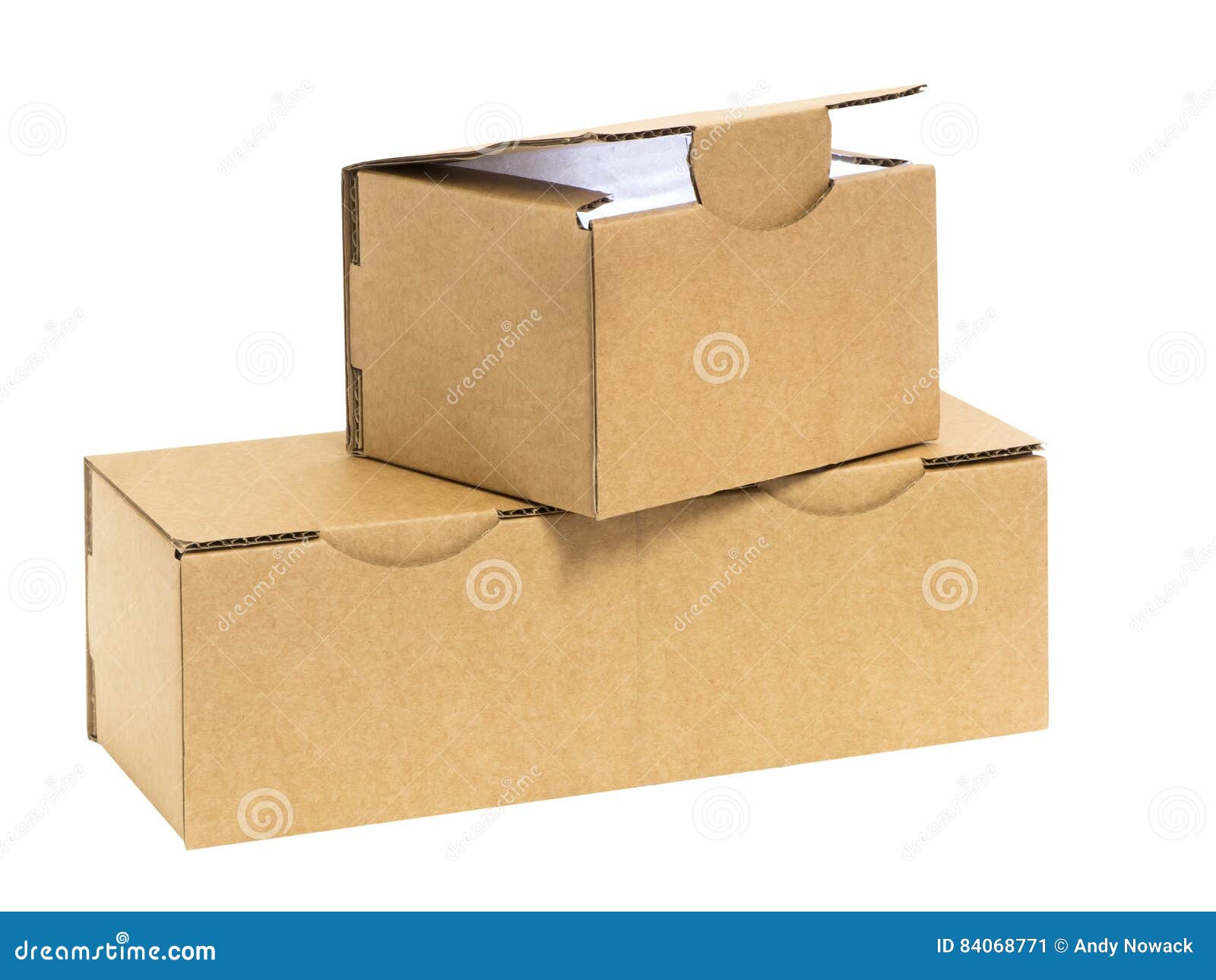 Three Stacked Boxes with Light in Side Stock Image - Image of freeman ...