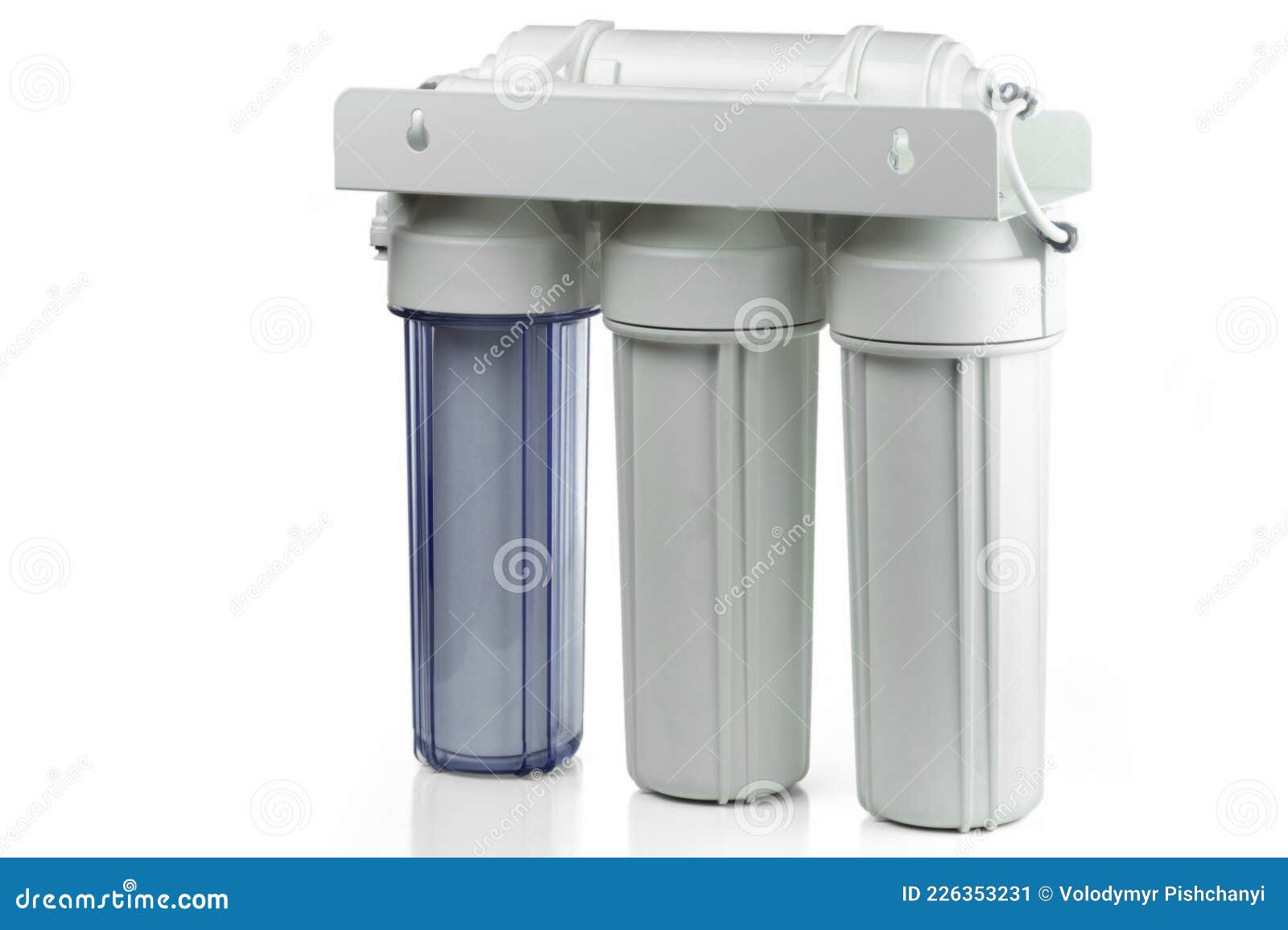Three-stage Home Water Filtration System I Stock Image - Image of ...