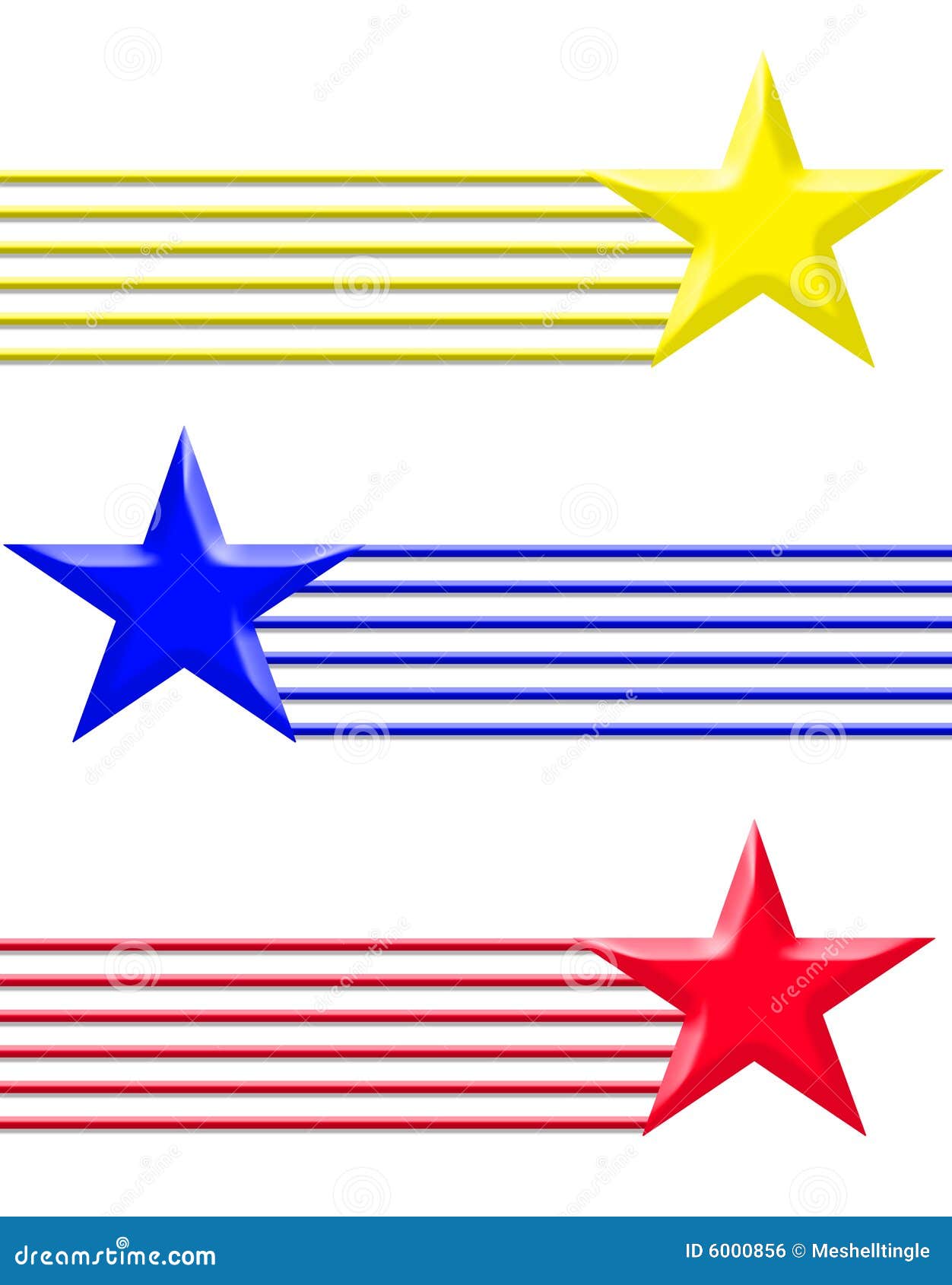 Three Star stock illustration. Illustration of bright - 6000856