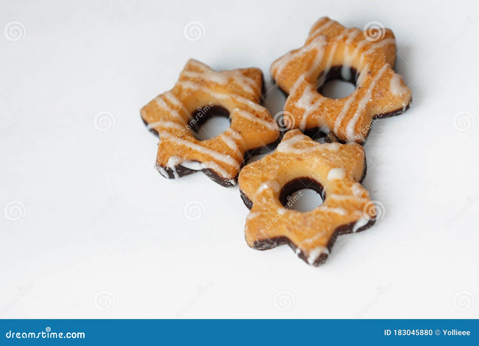 Star Shaped Biscuit Cookies Stock Photo - Image of pastry, traditional ...