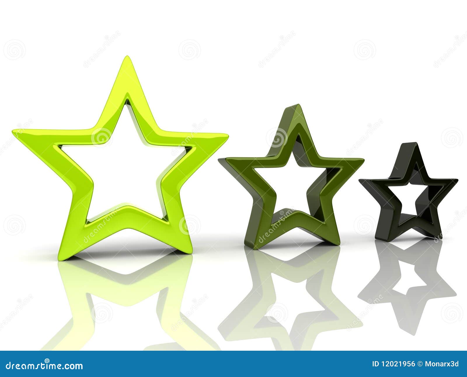 Three stars 1 stock illustration. Illustration of star - 12021956