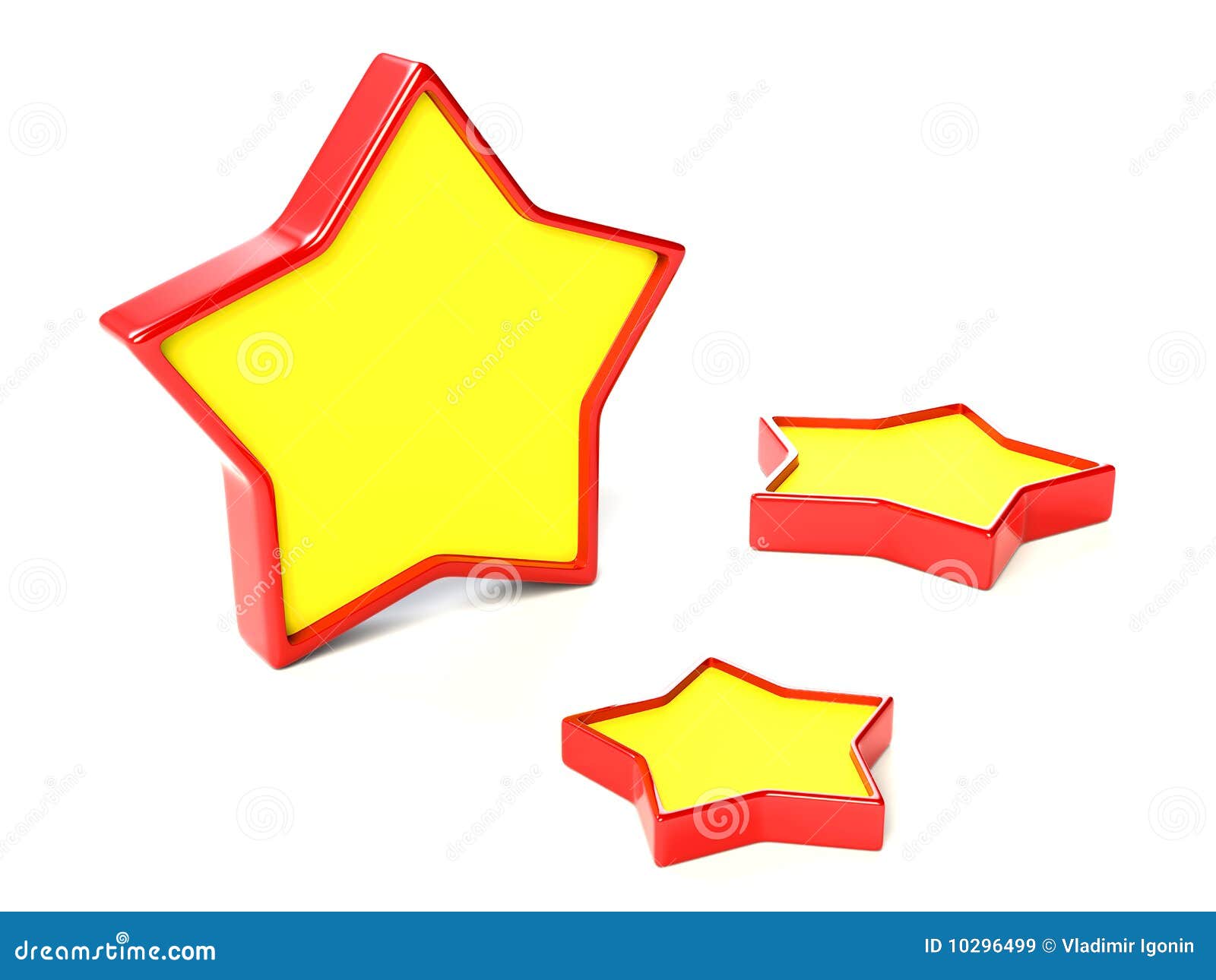 Three stars stock illustration. Illustration of holiday - 10296499