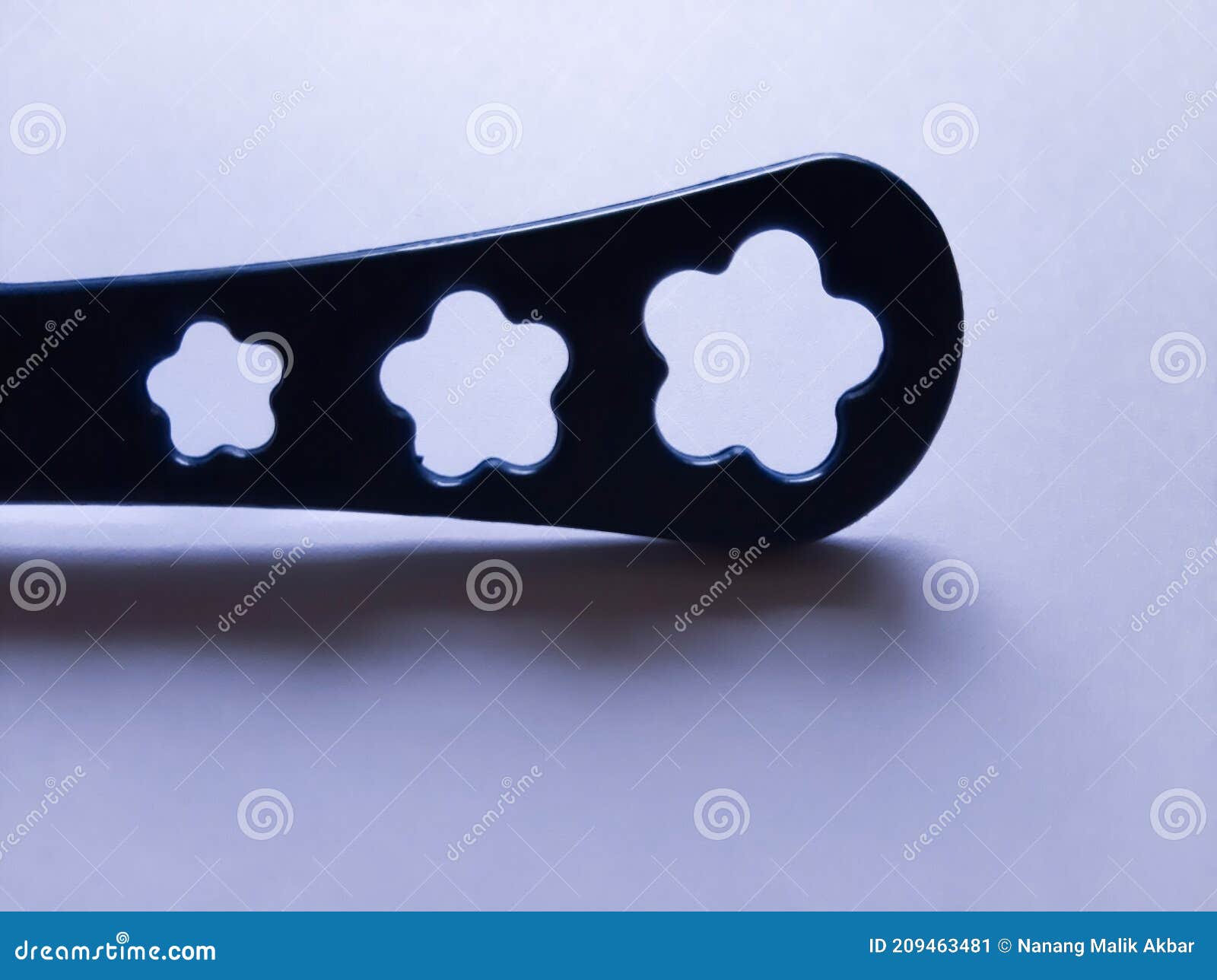 Three Stars in the Handle of Plastic Comb Stock Image - Image of stars ...