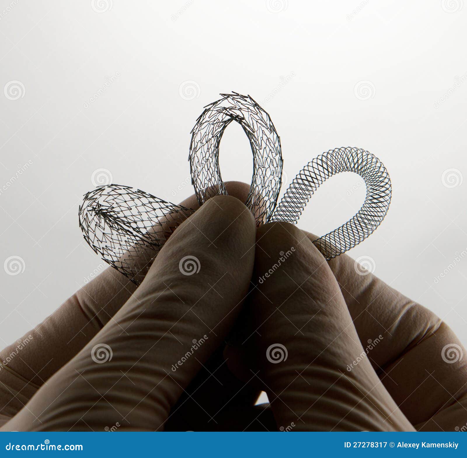 Three Stents for Endovascular Surgery Stock Image - Image of device ...