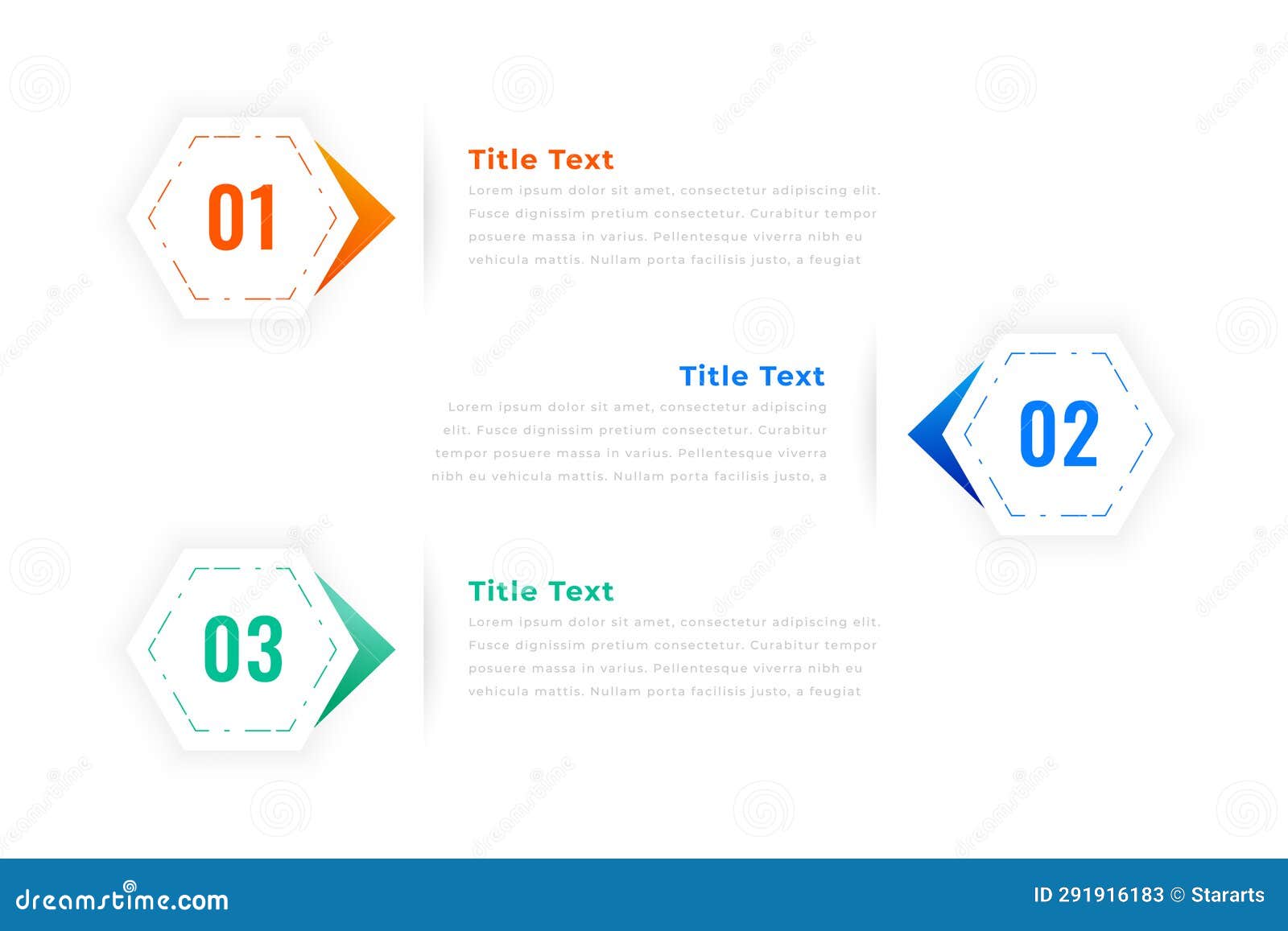 Three Step Infographic Process Chart Template Design Stock Illustration ...