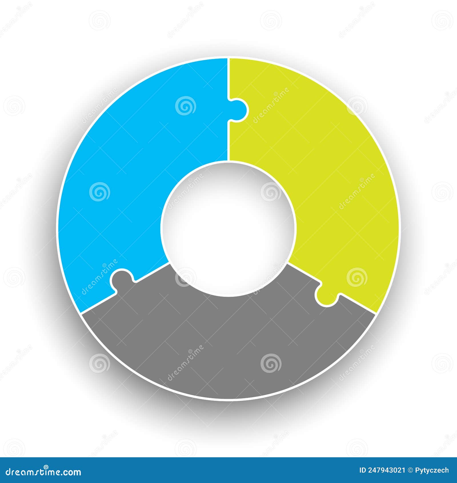 Three Step Modern Infographic Diagram Stock Vector - Illustration of ...