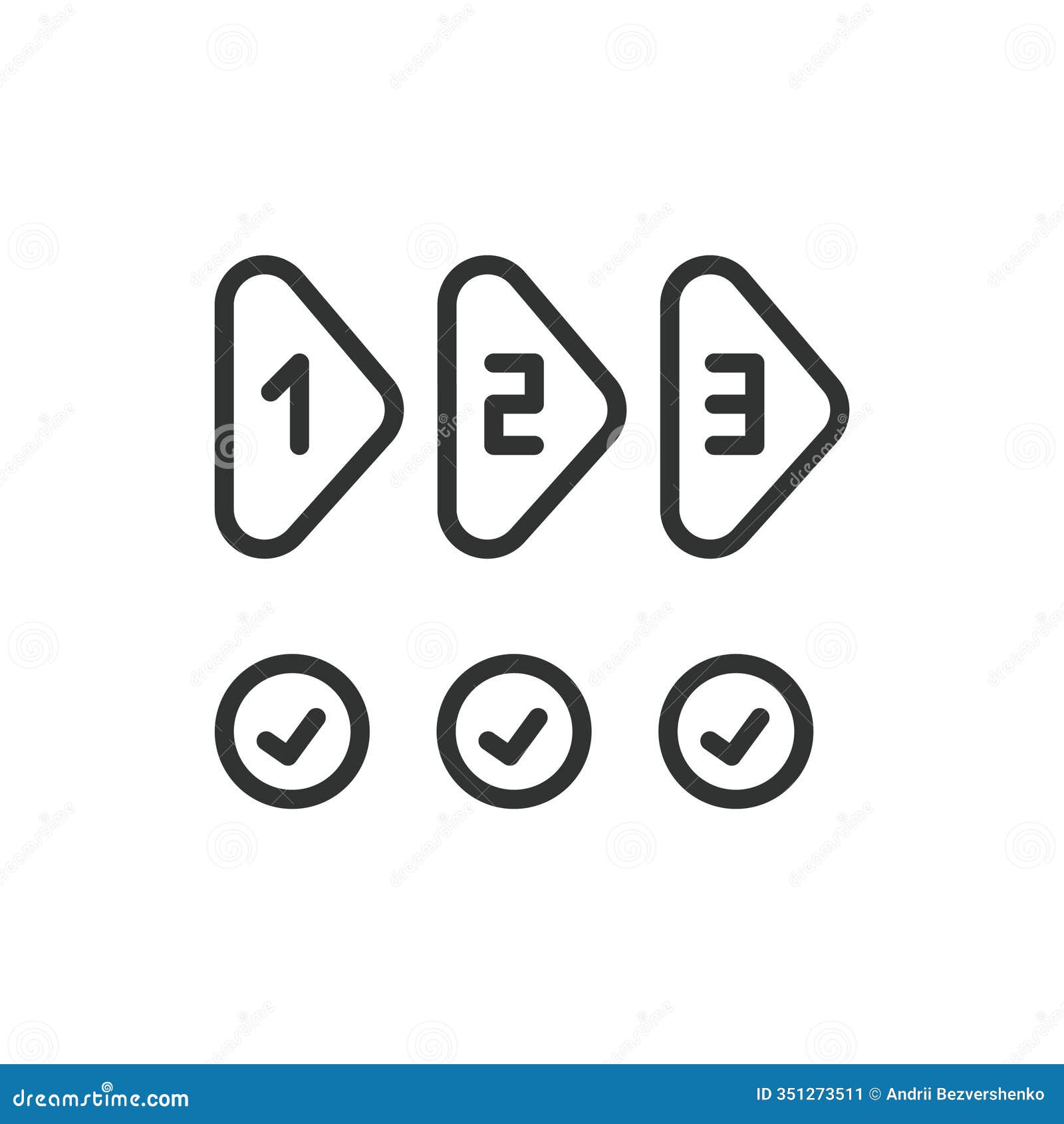 Three Steps Forward, Icon In Line Design. Three Steps Forward, Progress ...
