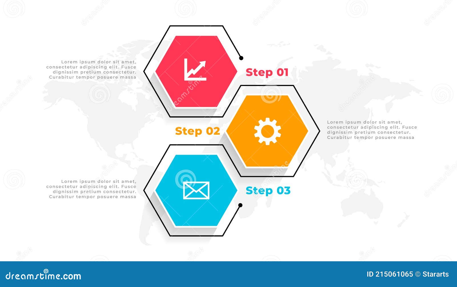 6 Steps Of A Hexagonal Design, Clearly Described And Divided Into Steps ...