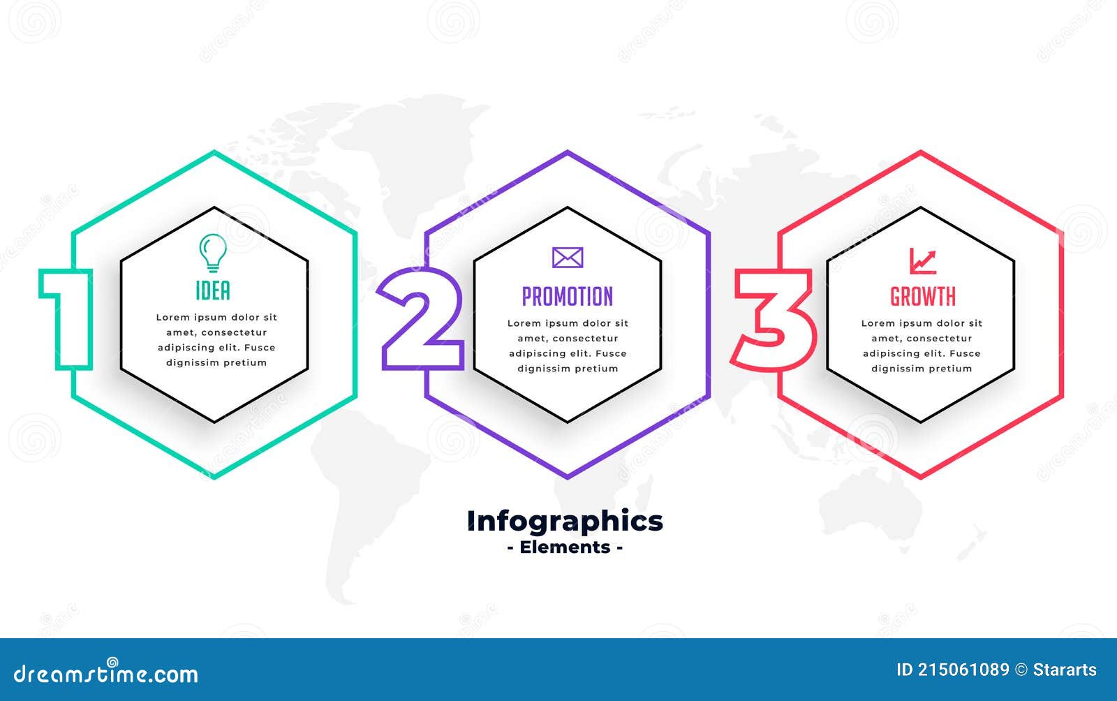 6 Steps Of A Hexagonal Design, Clearly Described And Divided Into Steps ...