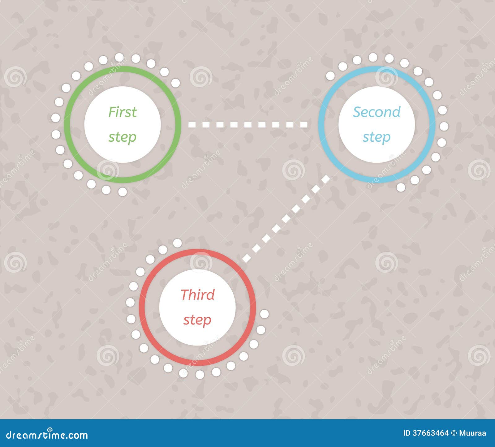 Three steps infographics stock vector. Illustration of banner - 37663464