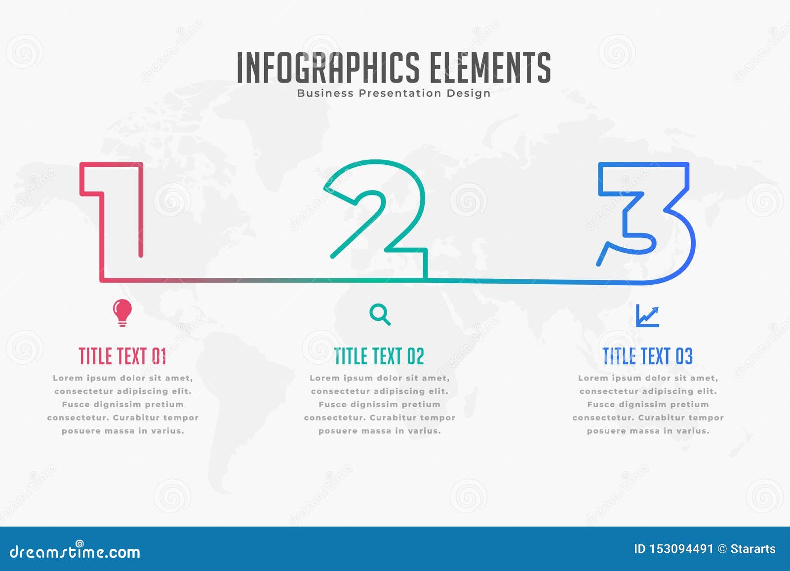 Three Steps Infpgraphic Timeline Template Stock Vector - Illustration ...