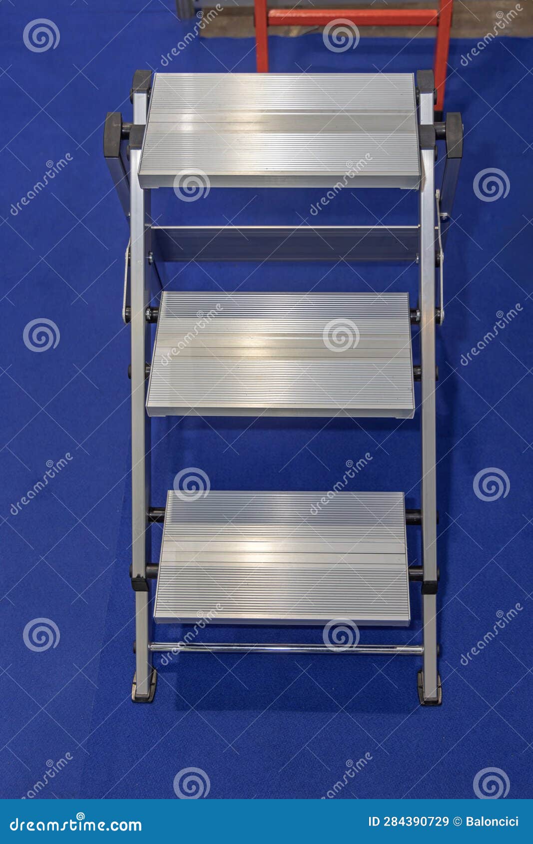 Three Steps Ladder stock image. Image of steps, wide - 284390729