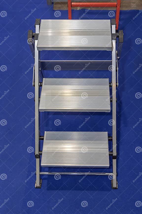 Three Steps Ladder stock image. Image of steps, wide - 284390729