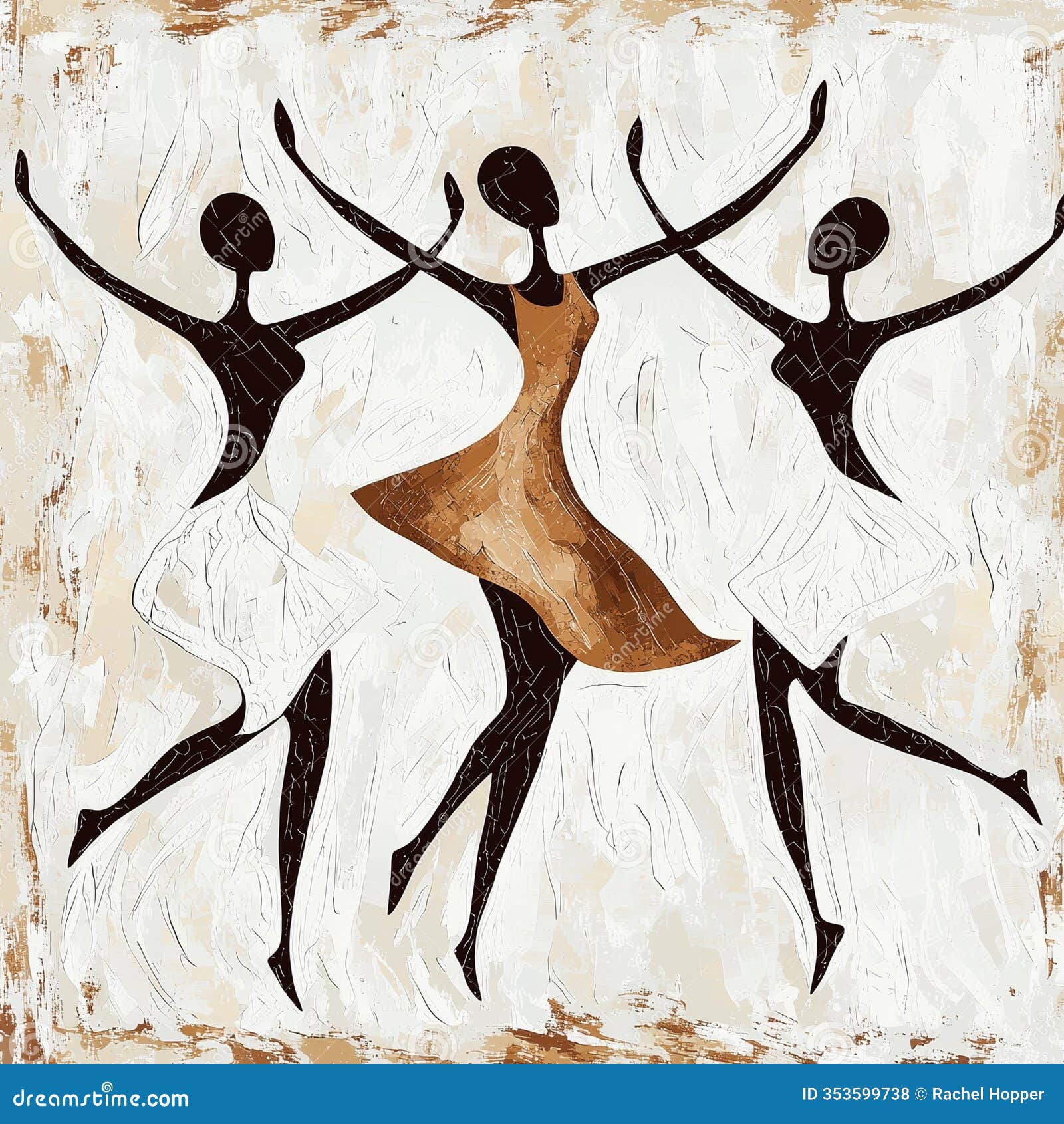 AI Generated. the Beauty of Dance. Abstract Stick Figures Dancing ...