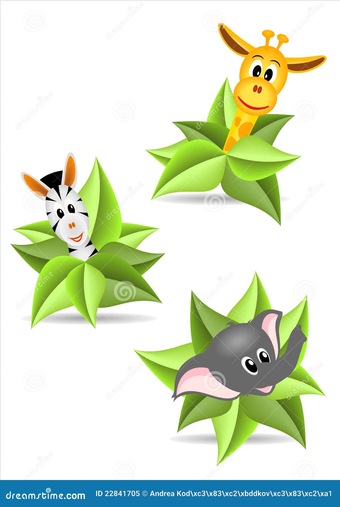 Three Animal Figurines (clip Path) Royalty-Free Stock Image ...