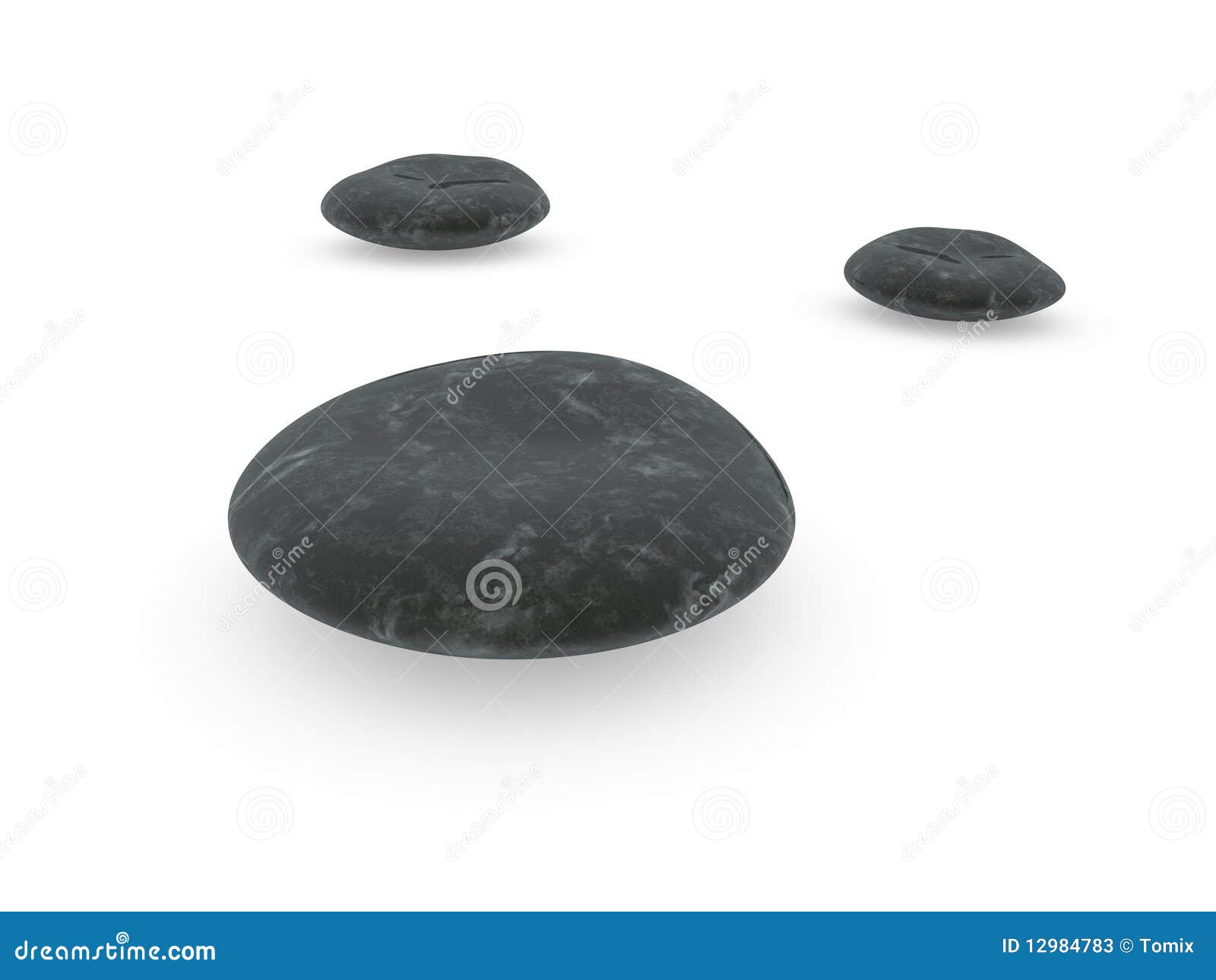 Three stones stock illustration. Illustration of pattern - 12984783