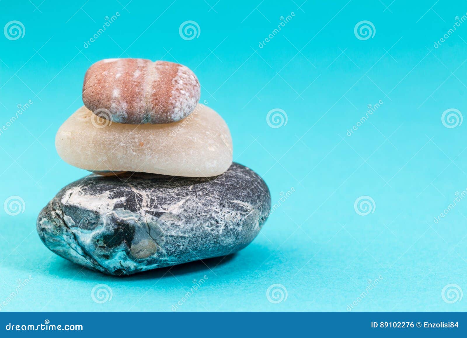 Three stones in balance stock photo. Image of closeup - 89102276