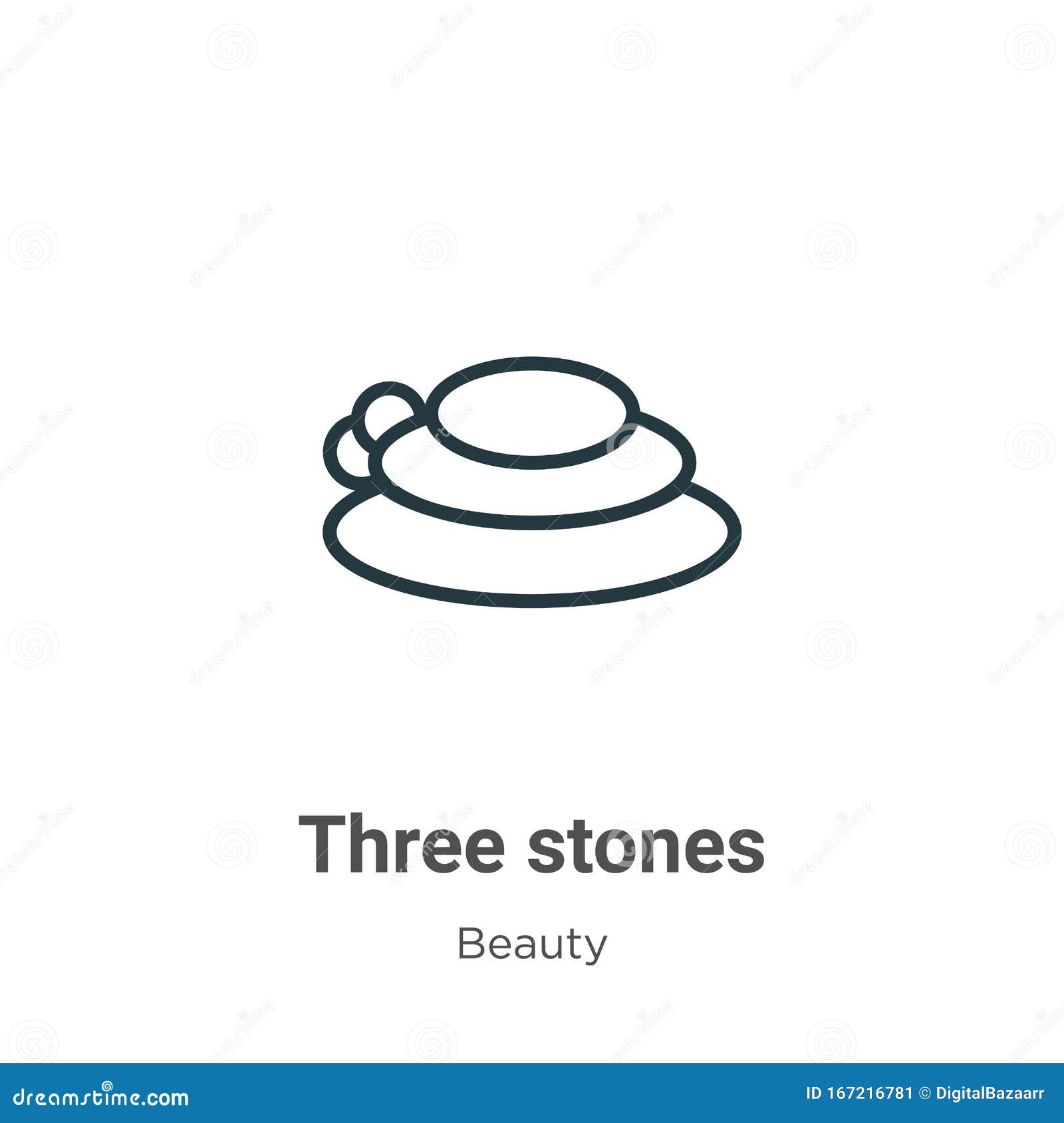 Stones Outline Drawing. Isolated Rock Line Arts. Mountain Boulders ...