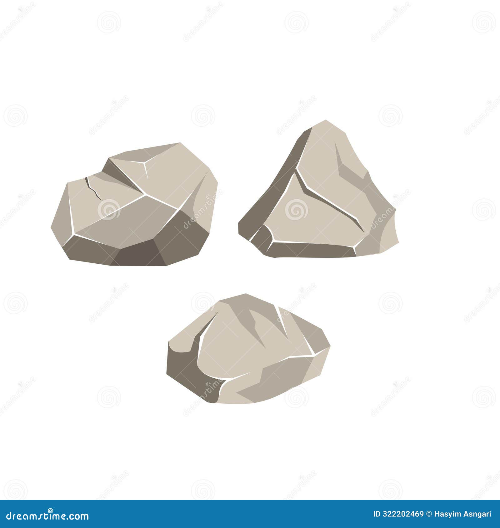 Three Stones Stock Image Vector Stock Vector - Illustration of omage ...