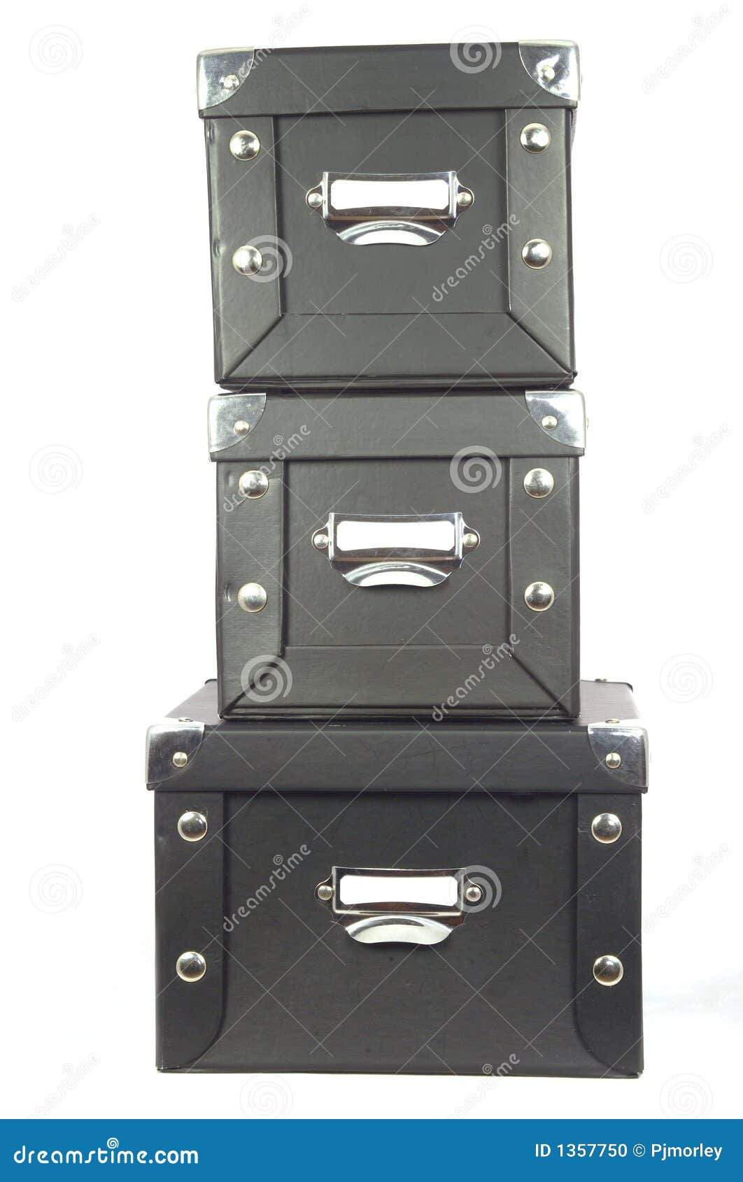Three Storage Boxes Royalty-Free Stock Image | CartoonDealer.com #1357750